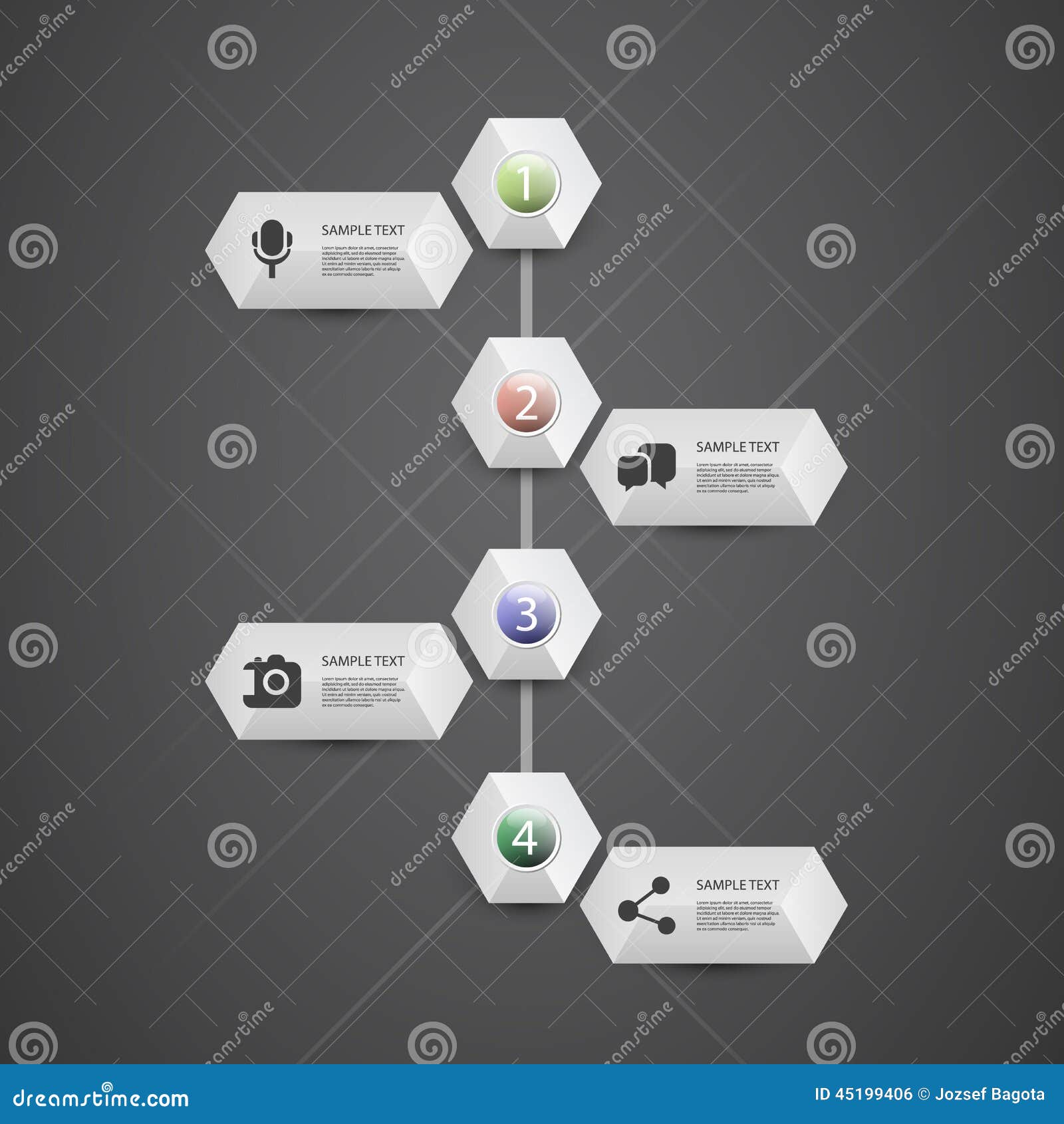 Infographic Concept - Flow Chart Design - Timeline Vector Illustration ... Infographic Concept - Flow Chart Design - Timeline Vector Illustration ...