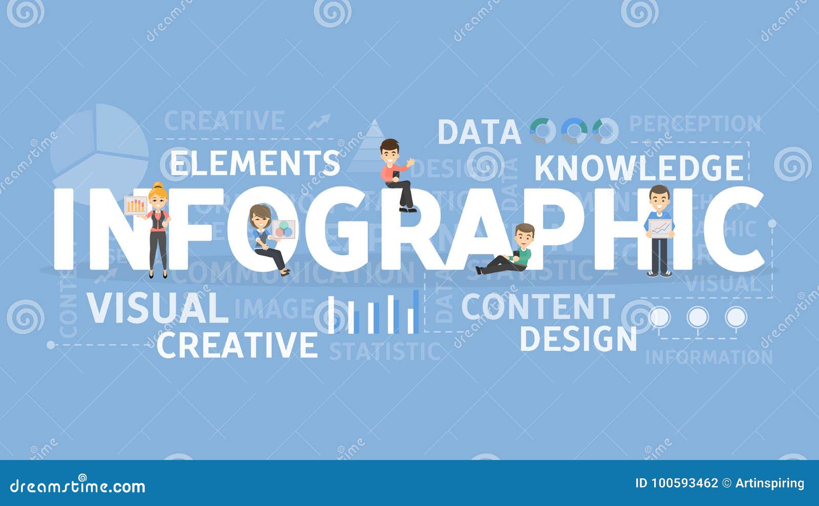 Infographic Concept Illustration. Stock Vector - Illustration of ...