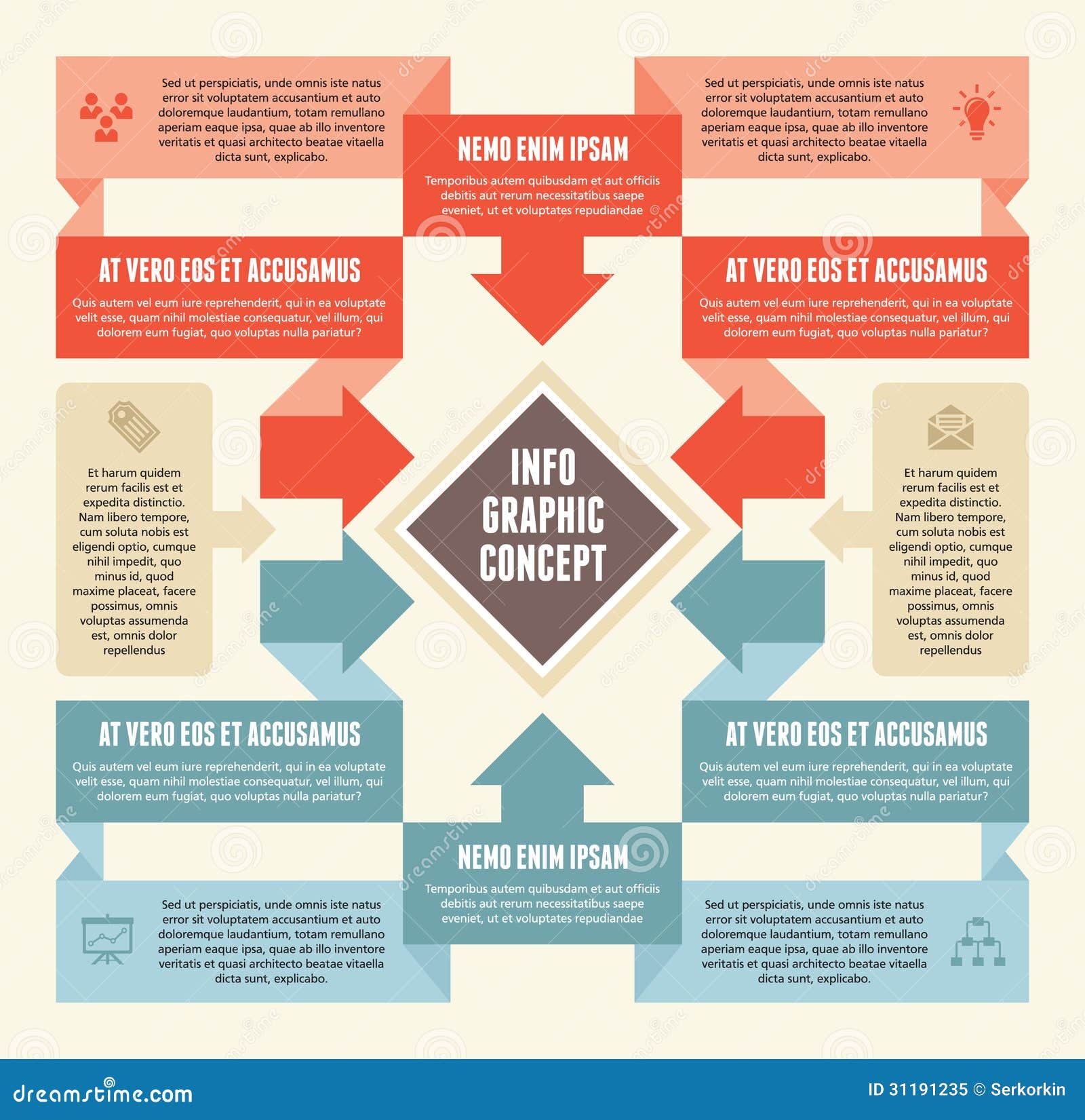 Infographic Concept 04 stock vector. Illustration of concept - 31191235