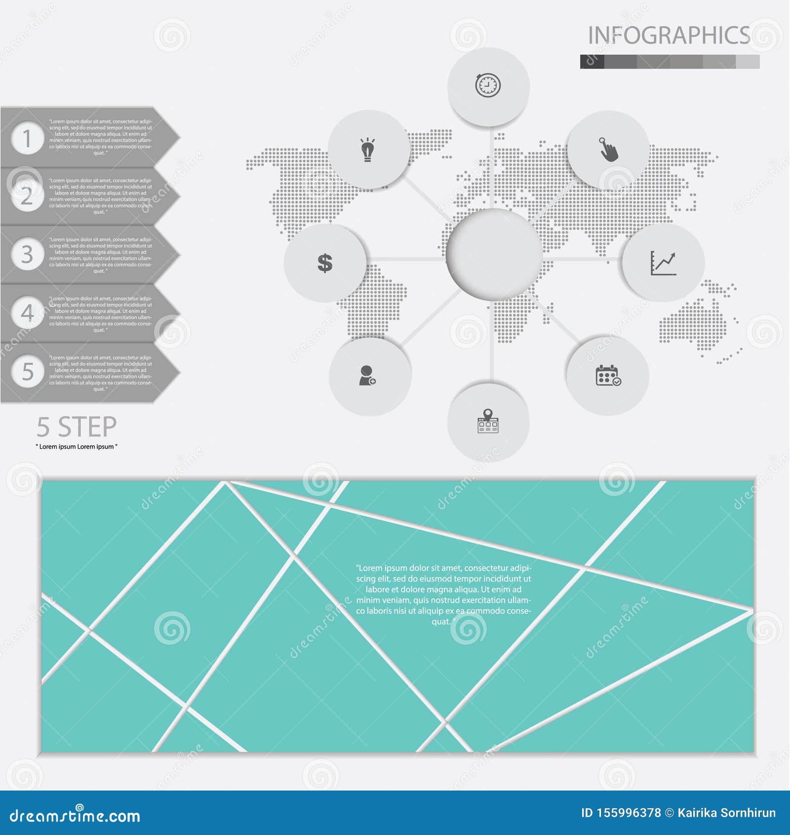 INFOGRAPHIC TEMPLATE DESIGN WEB DESIGN Stock Illustration ...