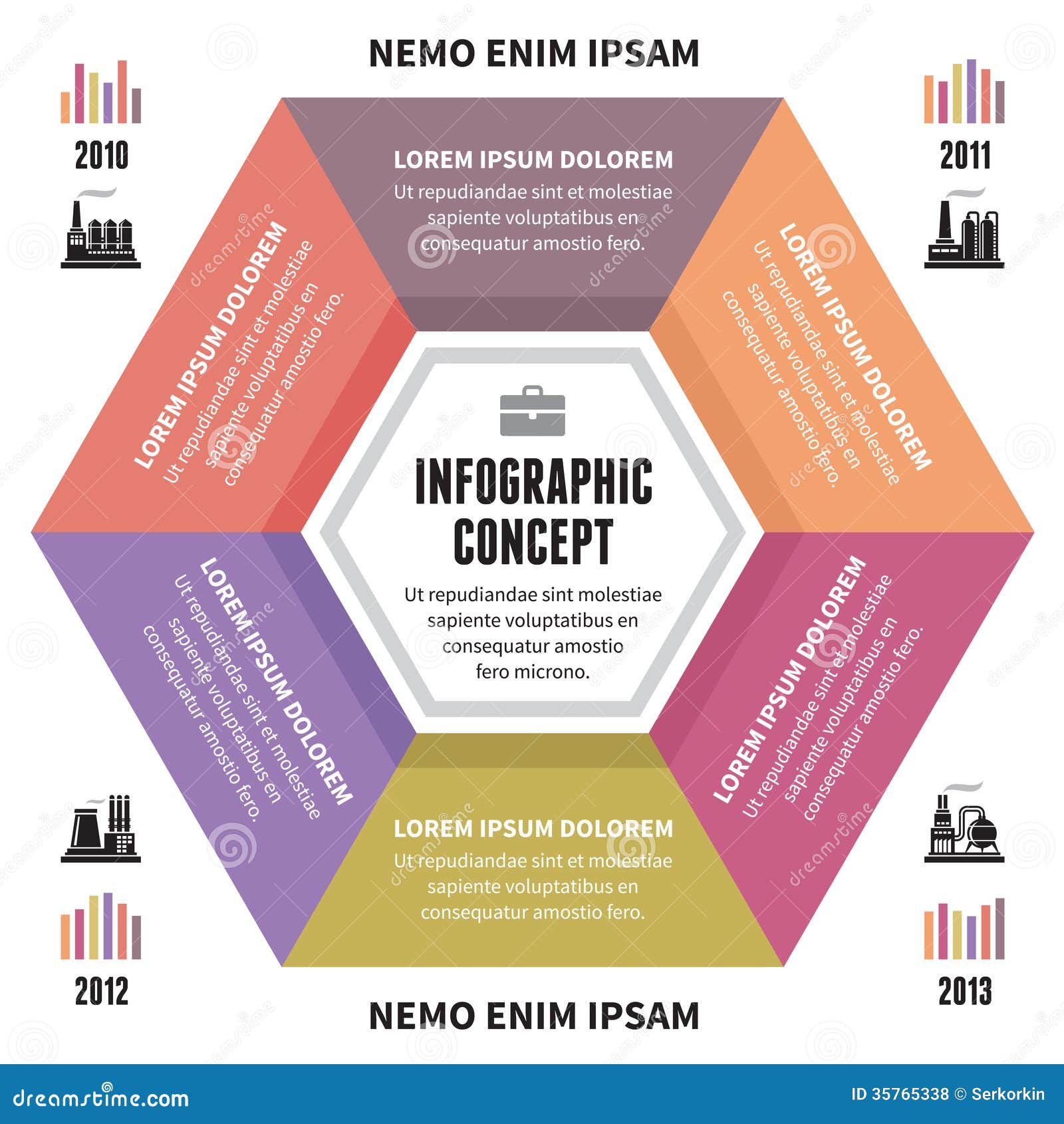Infographic Concept - Vector Scheme with Icons Stock Vector ...