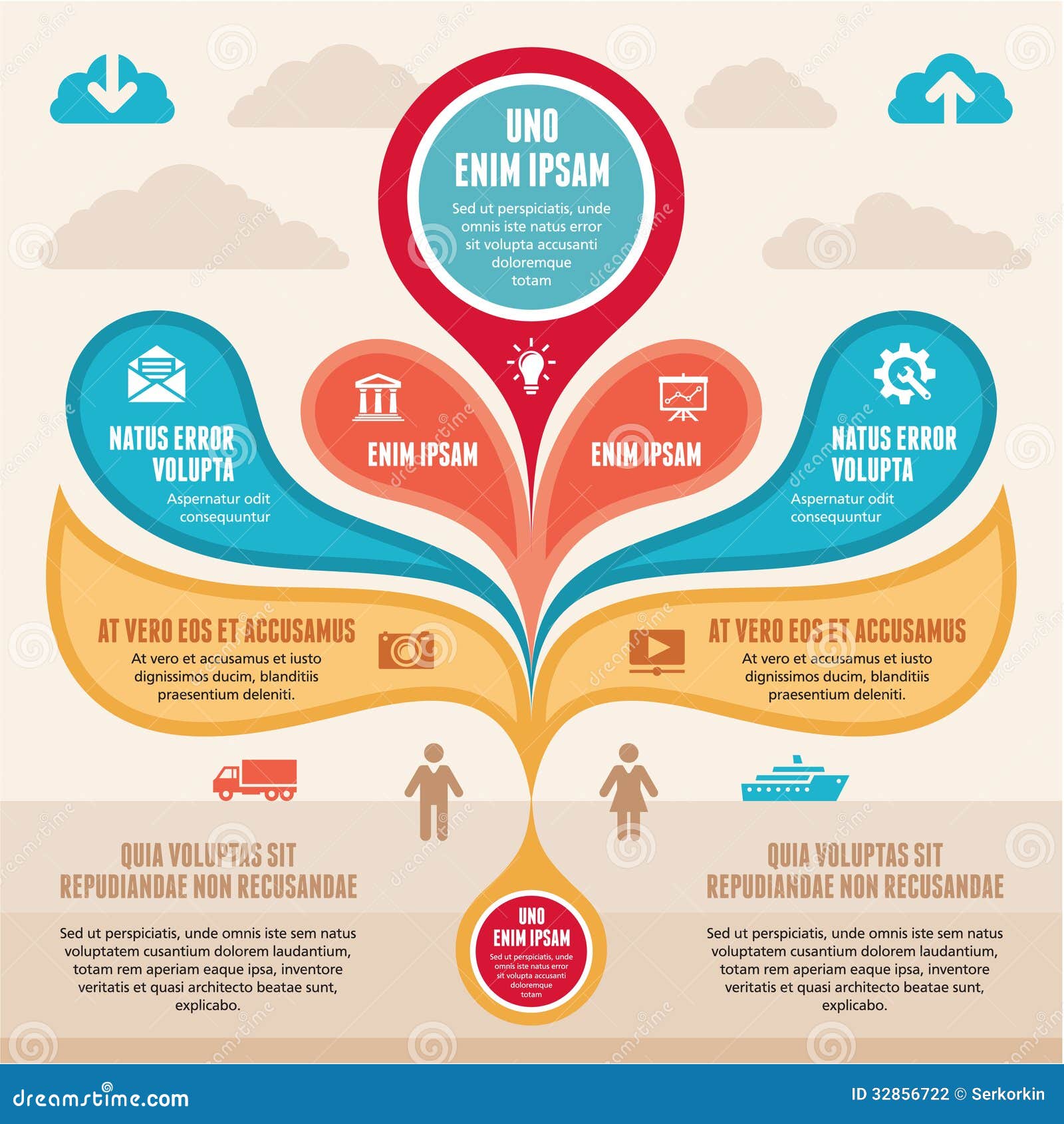 Infographic Concept - Vector Scheme Stock Vector - Illustration of ...