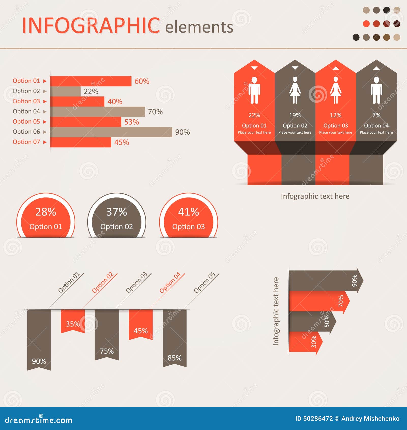 Infographic Conceptual Background With Arrows Royalty-Free Stock Image ...