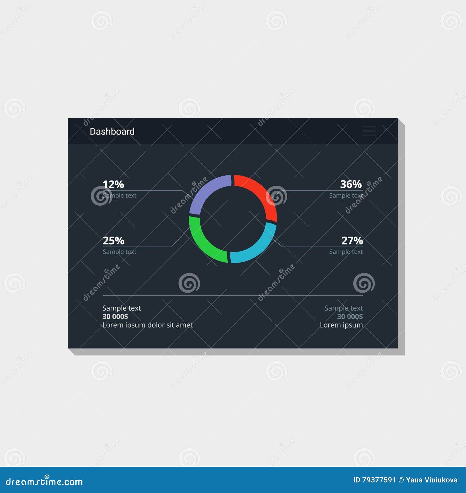 Dashboard Illustration Royalty-Free Cartoon | CartoonDealer.com #13066487