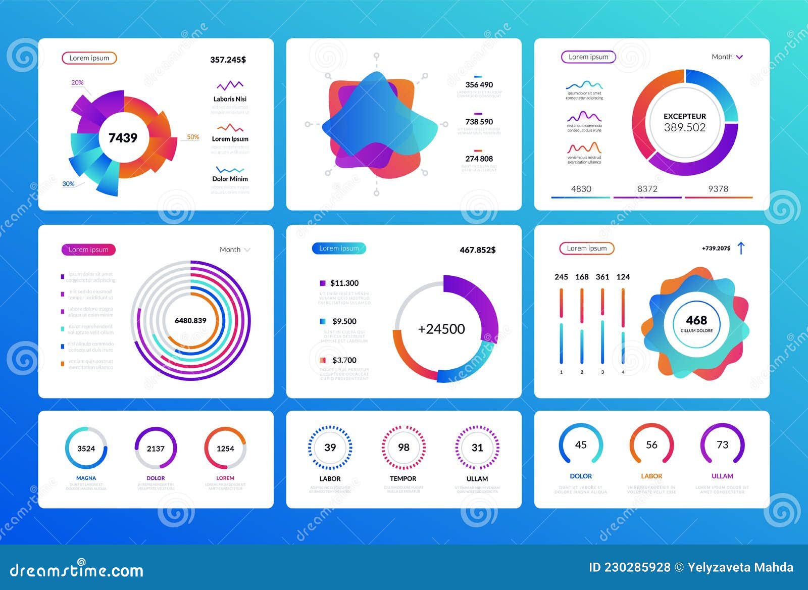 Dashboard Interface. Admin Panel Statistic Diagrams Cards, Web Page ... Dashboard Interface. Admin Panel Statistic Diagrams Cards, Web Page ...