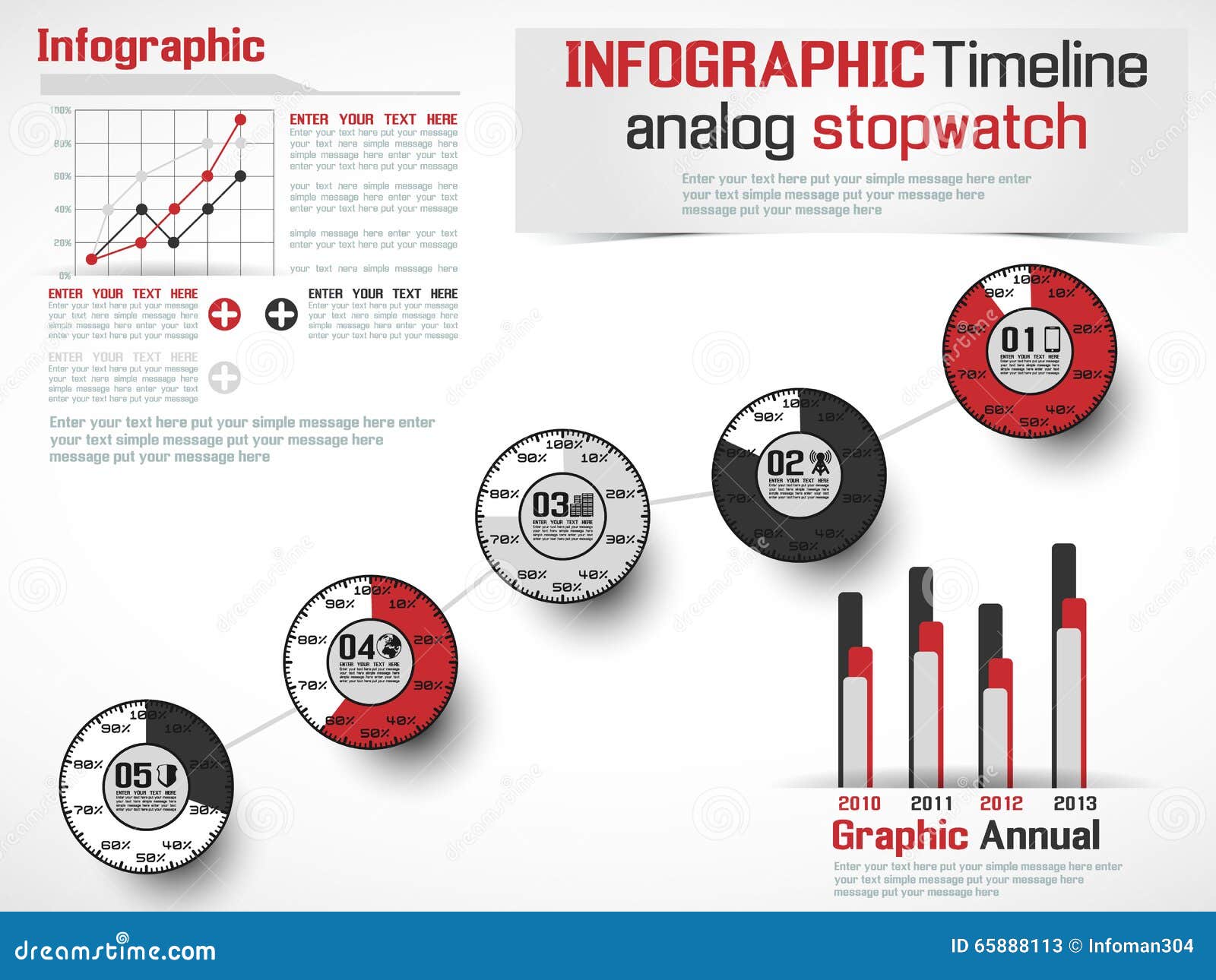 Infographic Demographic Elements Chart and Graphic Stock Vector ...