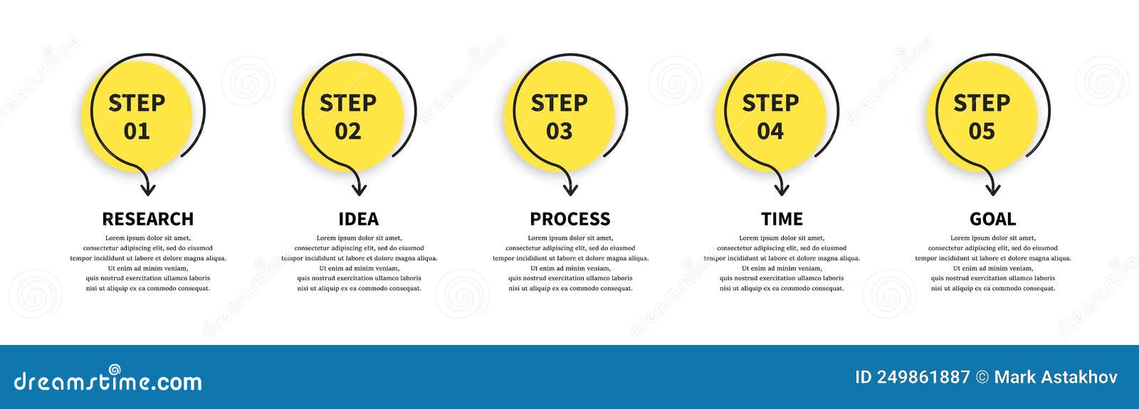 Infographic Design. Business Process Infographic Template. Infograph ...