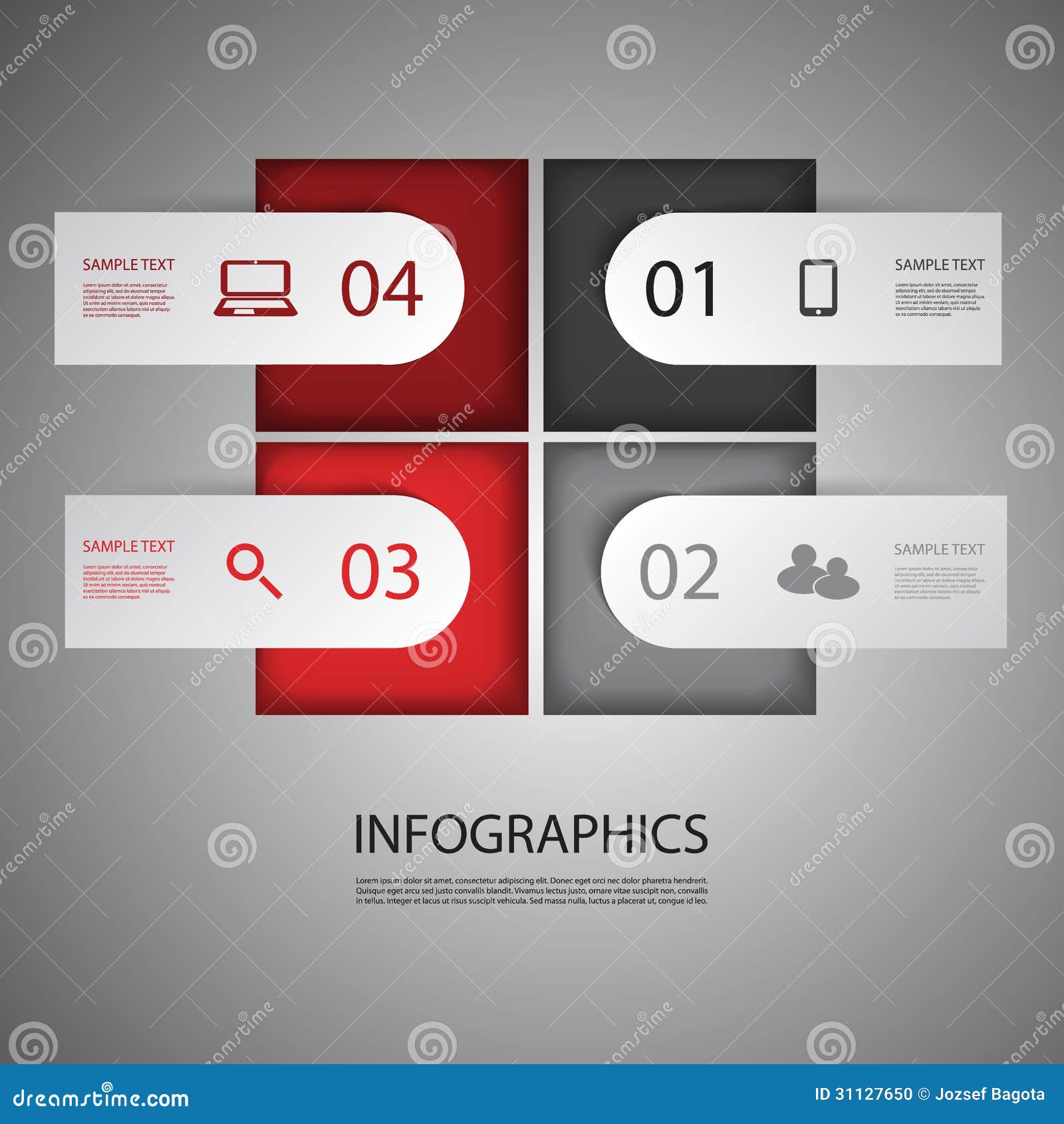 Infographic Design stock vector. Illustration of color - 31127650