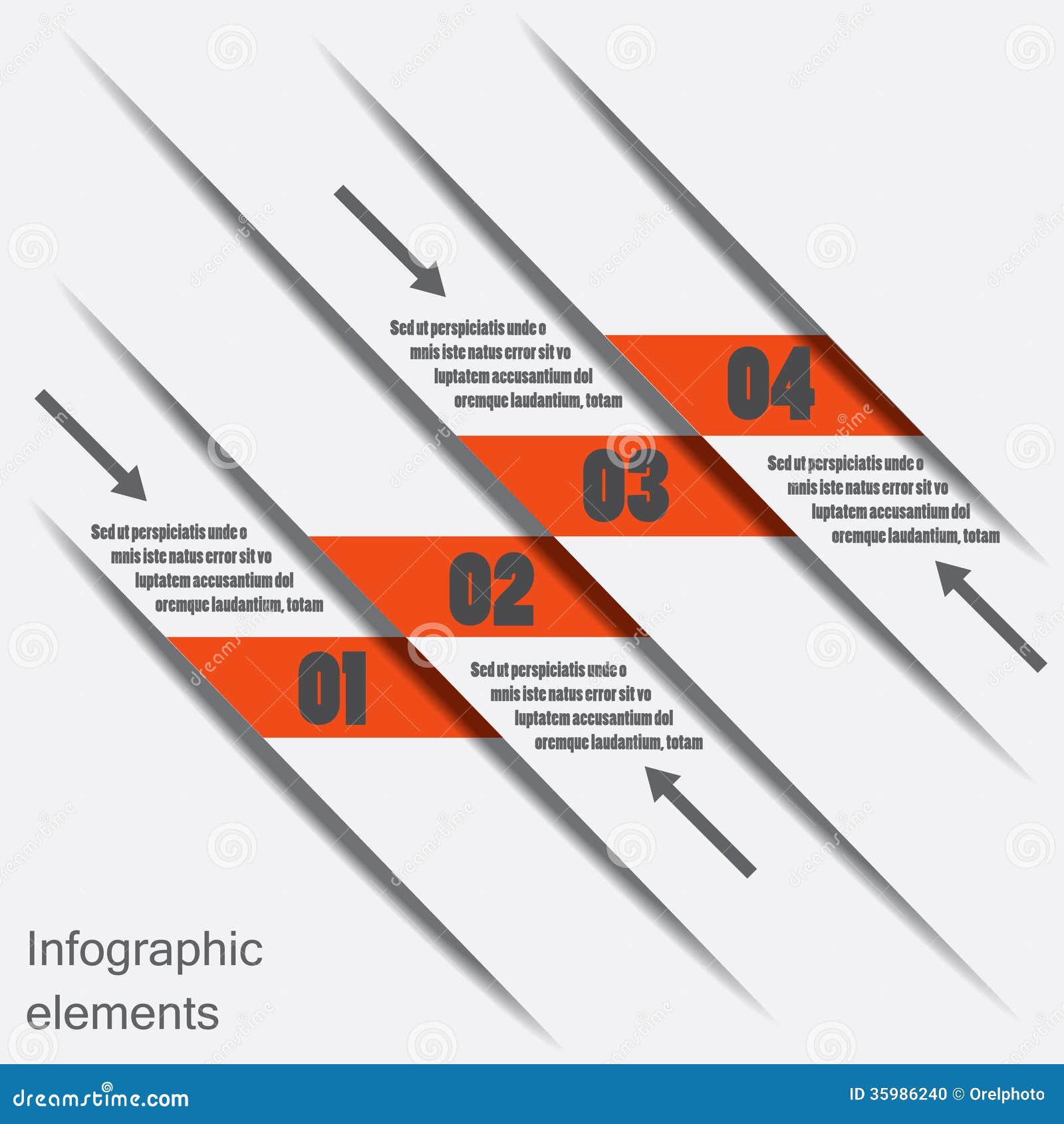 Infographic Design Elements (bookmarks) Stock Vector - Illustration of ...