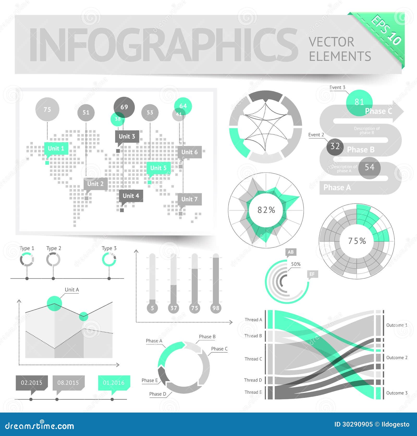 Infographic Design Elements Stock Vector - Illustration of vector ...