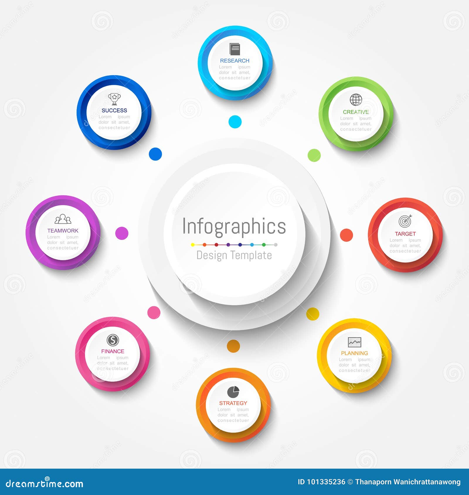 Infographic Design Elements for Your Business Data with 8 Options ...