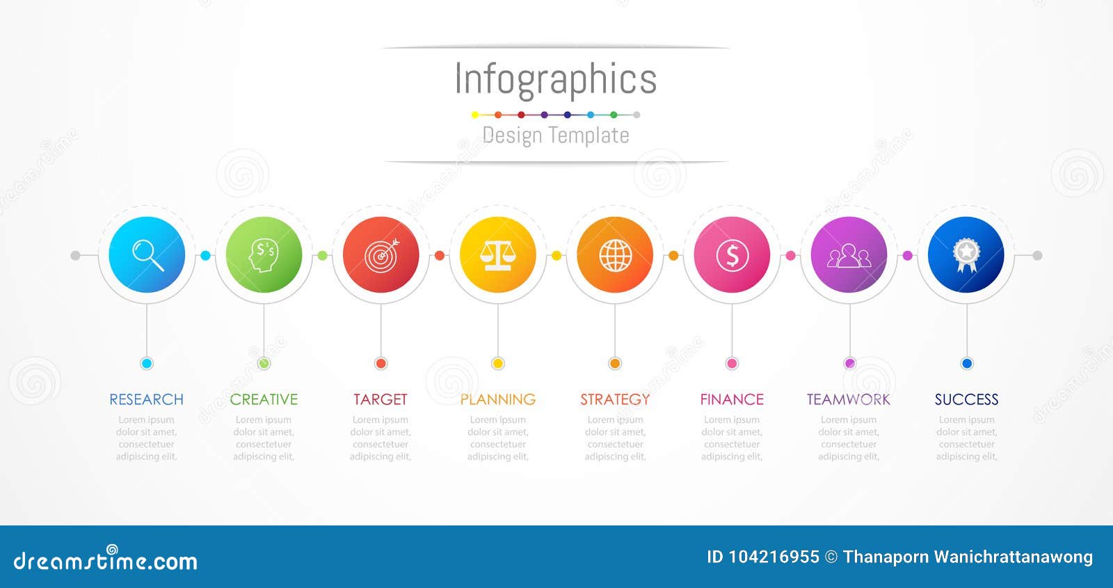 Infographic Design Elements for Your Business Data with 8 Options ...