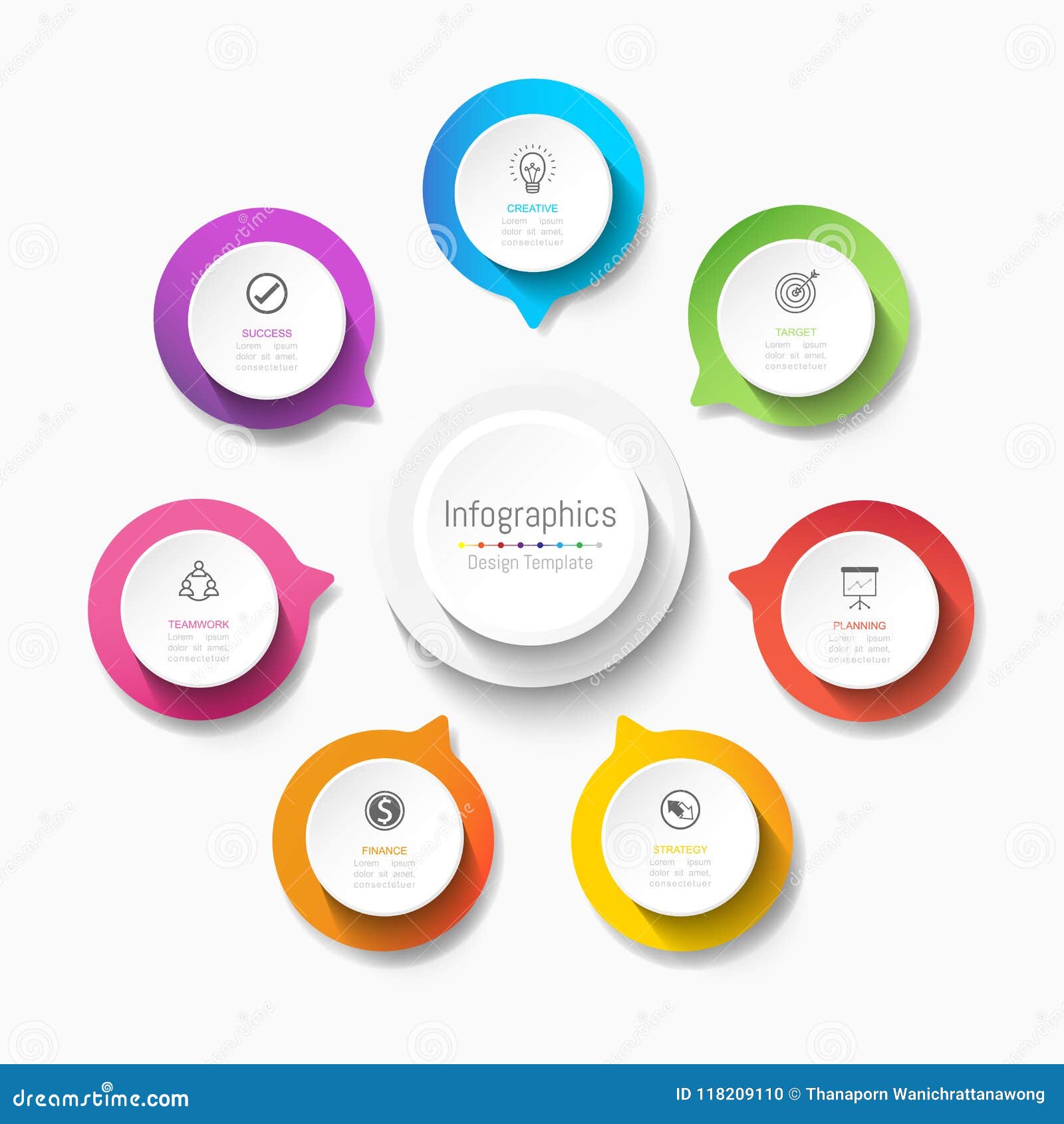 Infographic Design Elements for Your Business Data with 7 Options ...