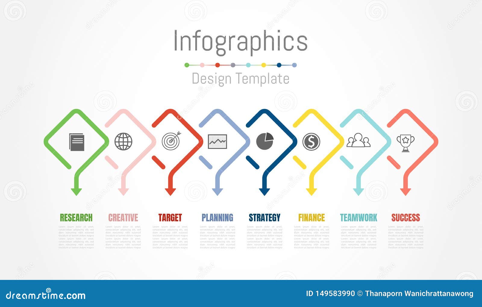 Infographic Design Elements for Your Business Data with 8 Options ...
