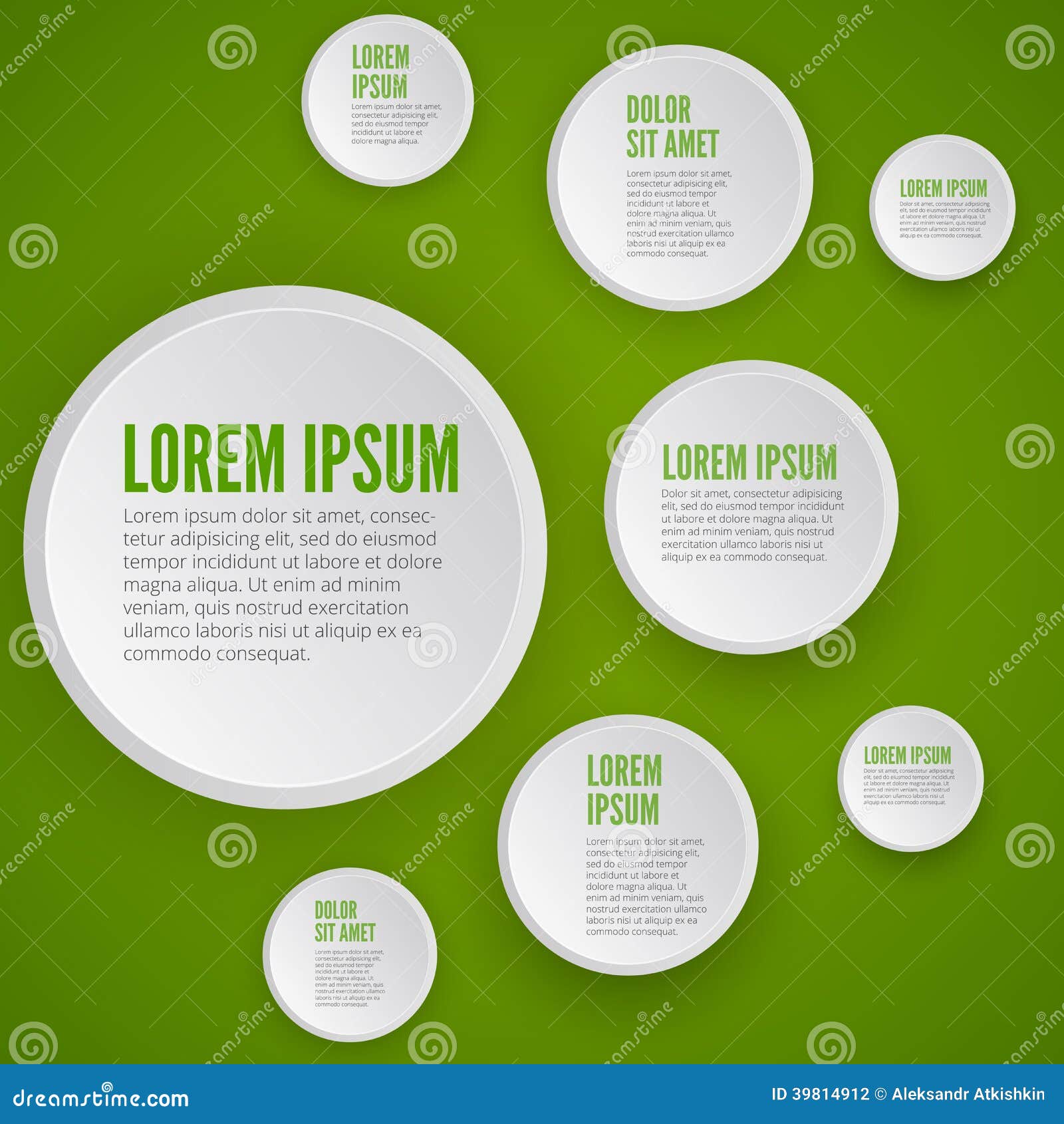 Infographic Design On Green Background Royalty-Free Stock Image ...