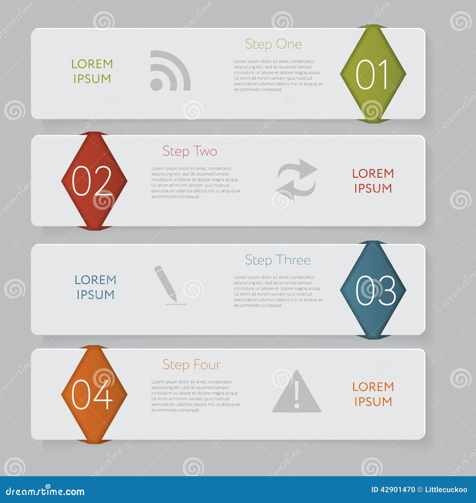 Infographic. Design Number Banners Template Graphic or Website Layout ...