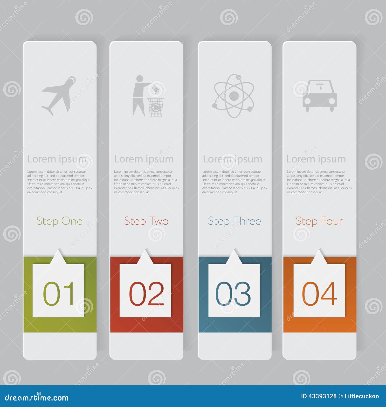 Infographic. Design Number Banners Template Graphic or Website Layout ...