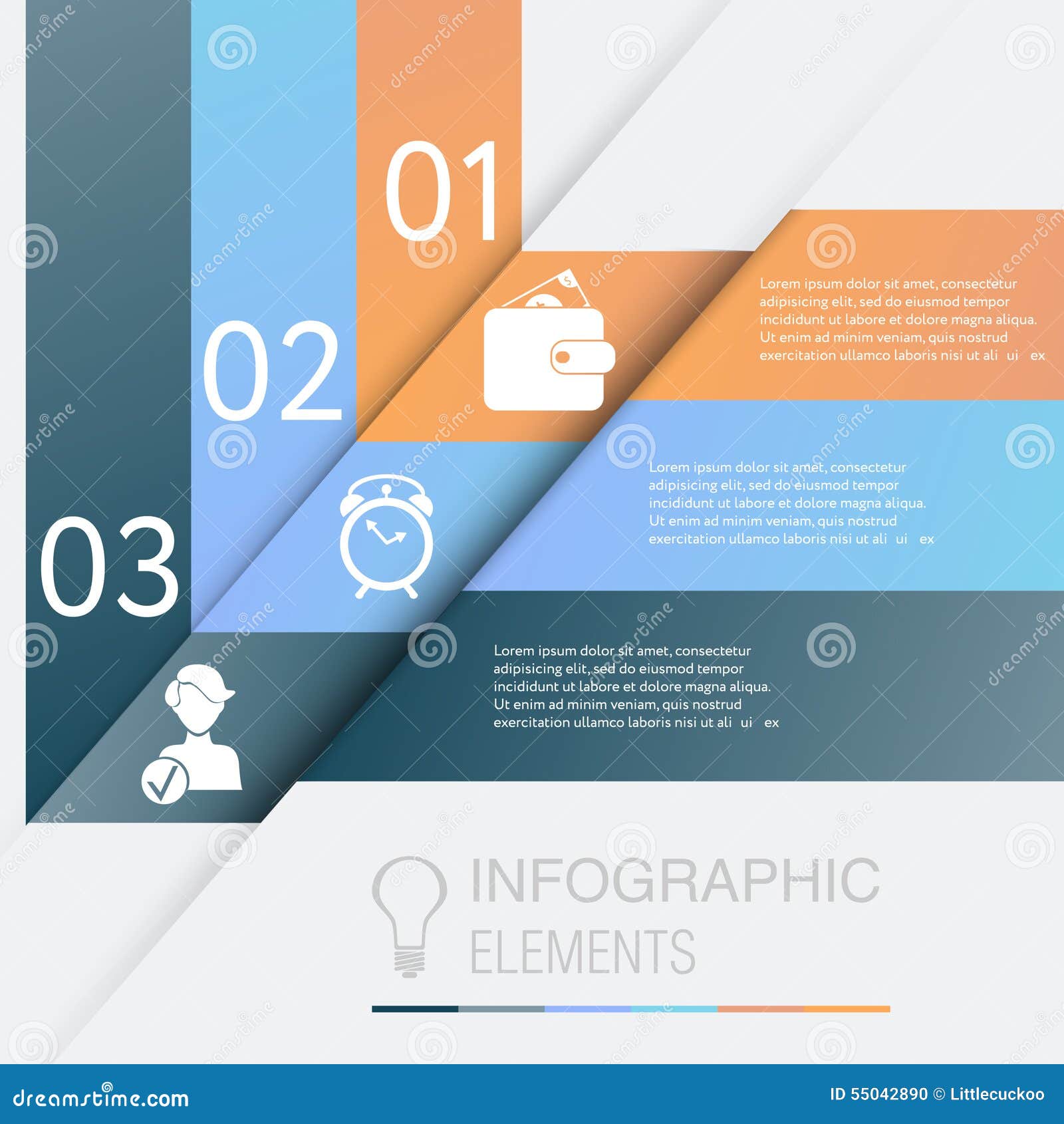 Infographic. Design Number Banners Template Graphic or Website Layout ...