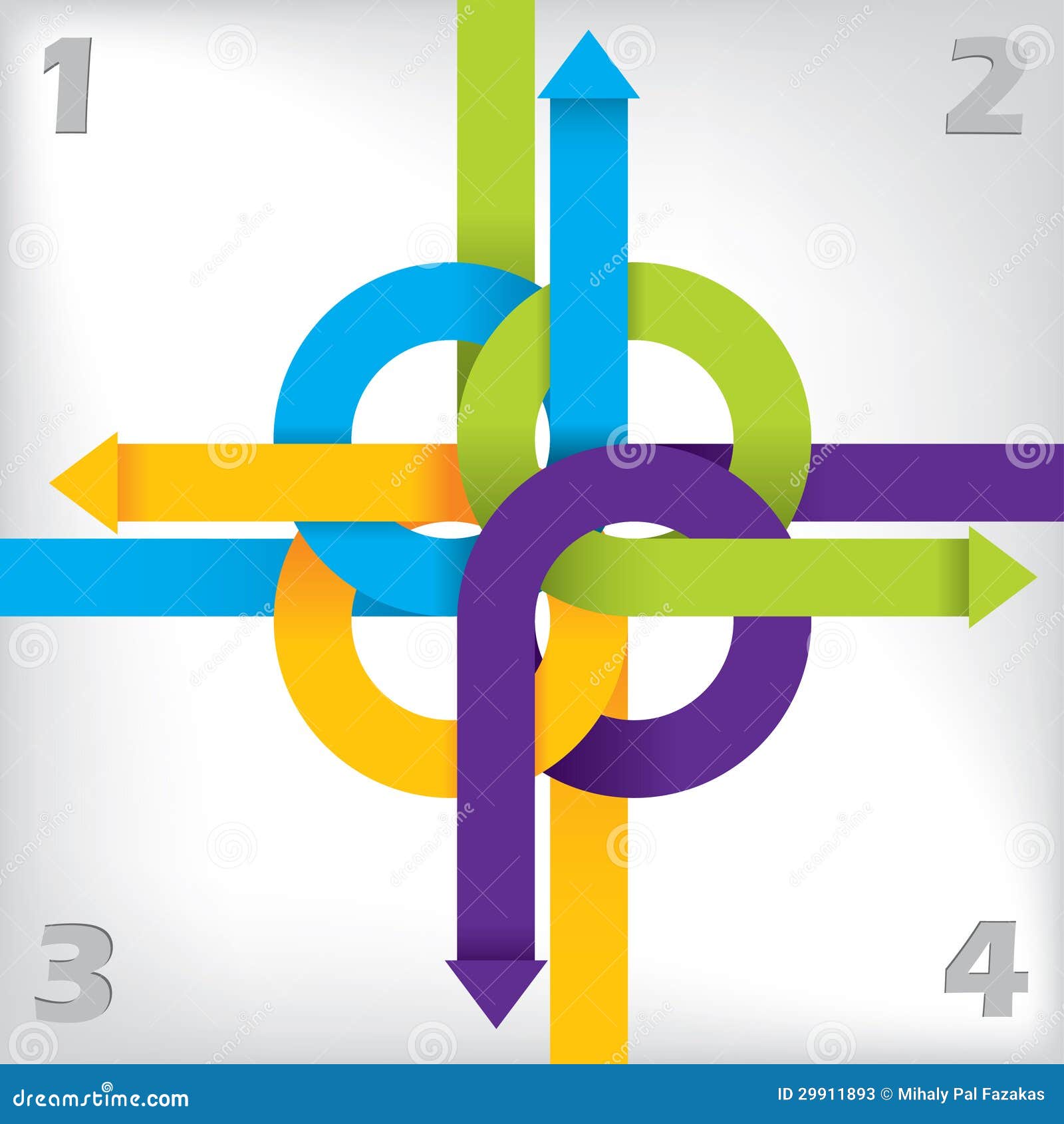 Infographic Design with Options and Details Stock Vector - Illustration ...