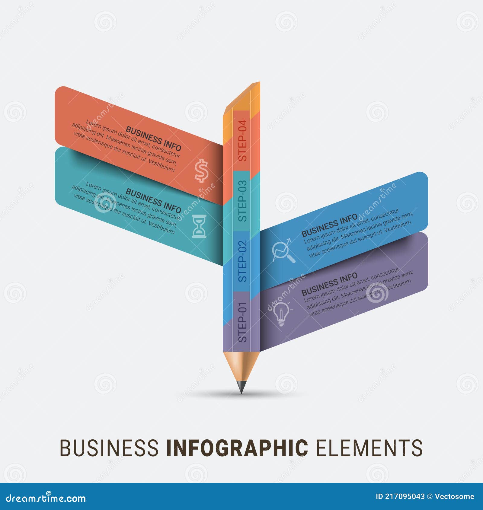 Business Data Visualization. Simple Infographic Design Template ...