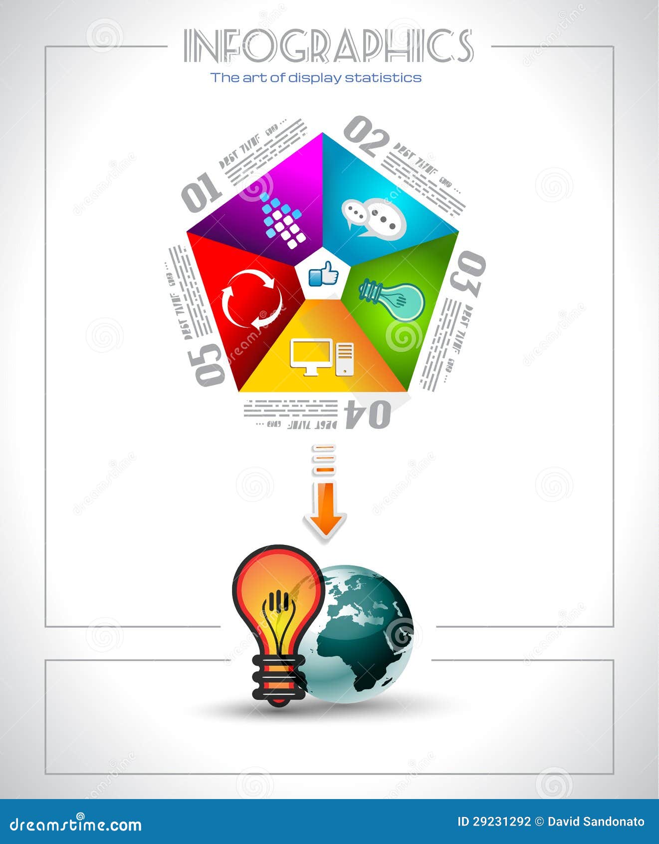 Infographic Design - Original Paper Stock Vector - Illustration of ...