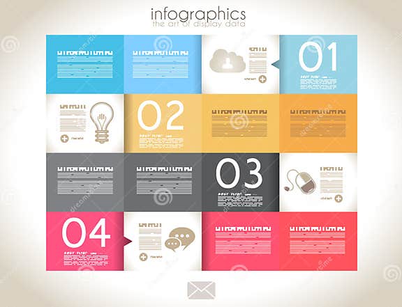 Infographic Design - Original Paper Tags Stock Vector - Illustration of ...