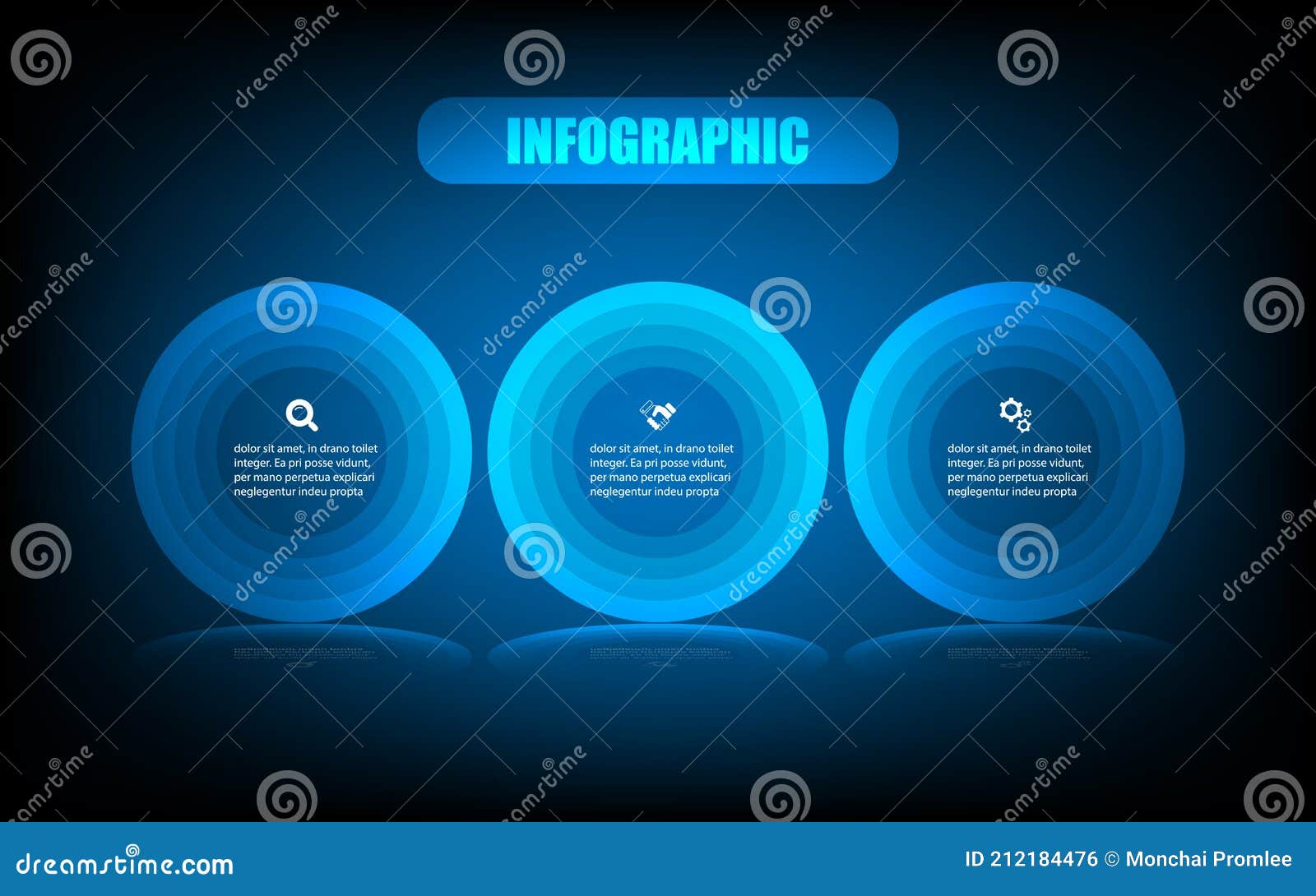 Infographic Design Overlays Multiple Circles To Create Complex ...