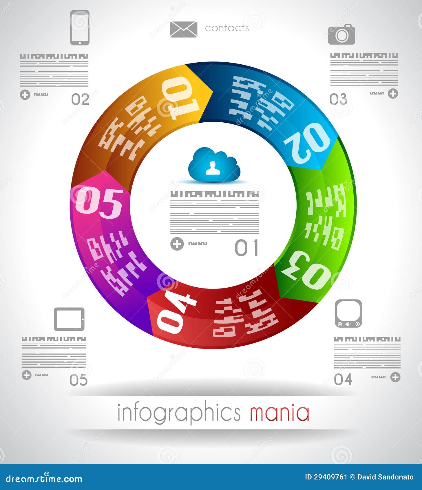 Infographic Design for Product Ranking Stock Illustration ...