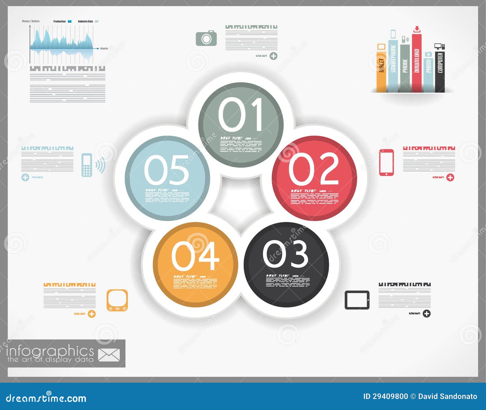 Infographic Design for Product Ranking Stock Vector - Illustration of ...