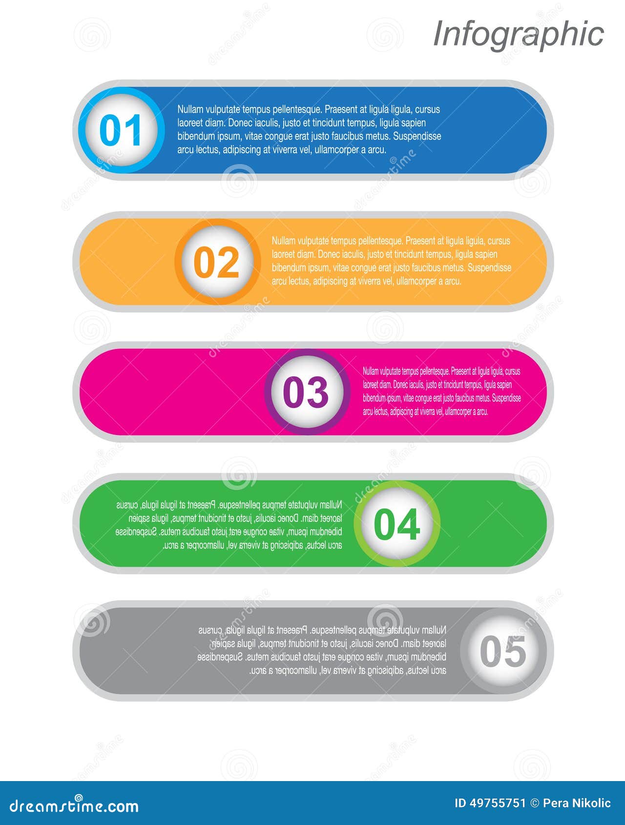 Infographic Design for Product Ranking Stock Vector - Illustration of ...