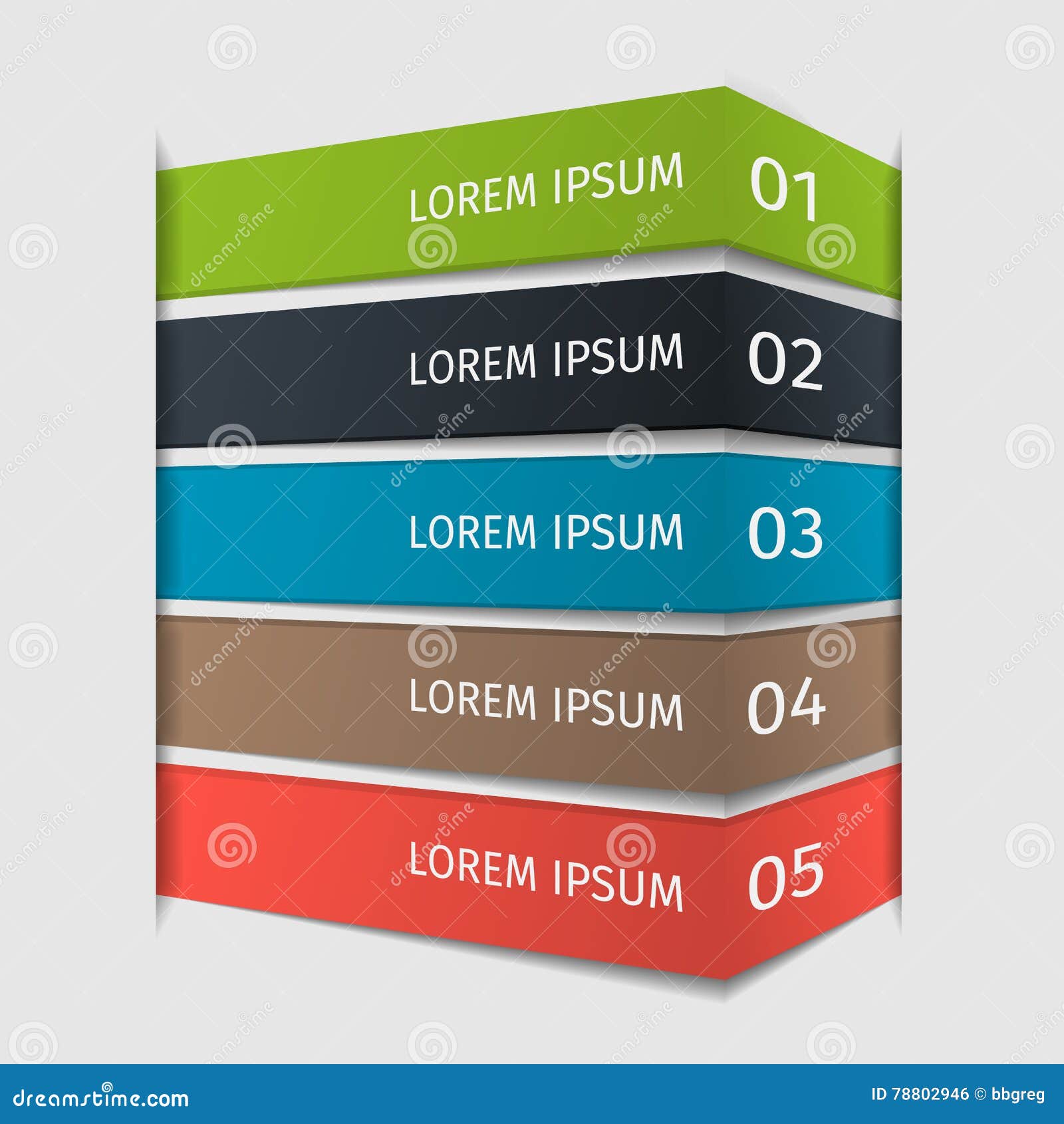 Infographic Design Step Up Template. Vector Illustration. Stock Vector ...