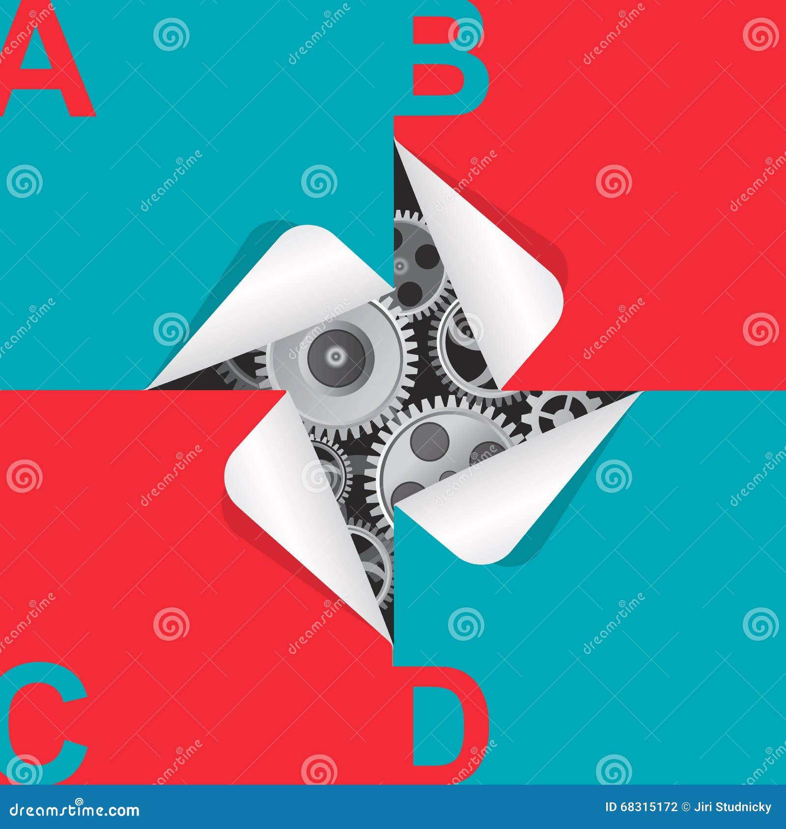 Infographic Design Stickers Template. Stock Vector - Illustration of ...