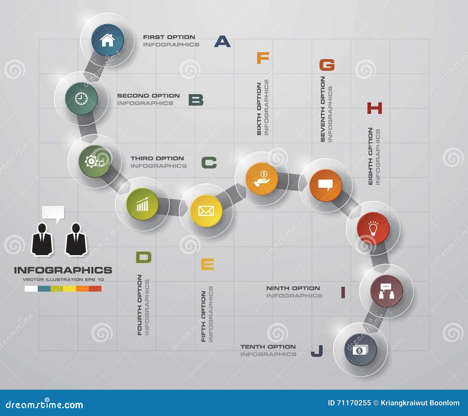 5 Steps In Progress Arrow Template Infographic Design Template With 5 ...