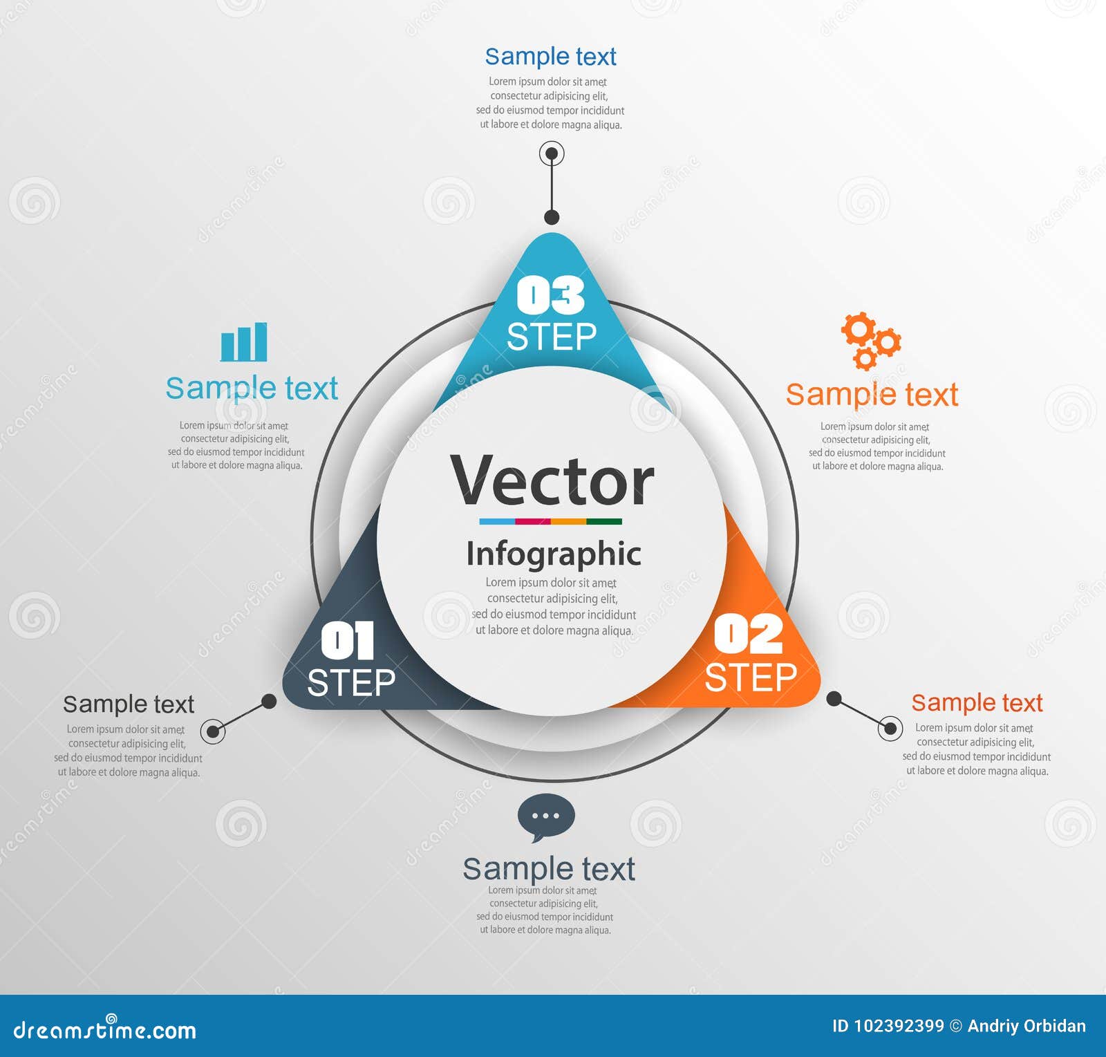 Infographic Design Template Can Be Used for Workflow Layout Stock ...