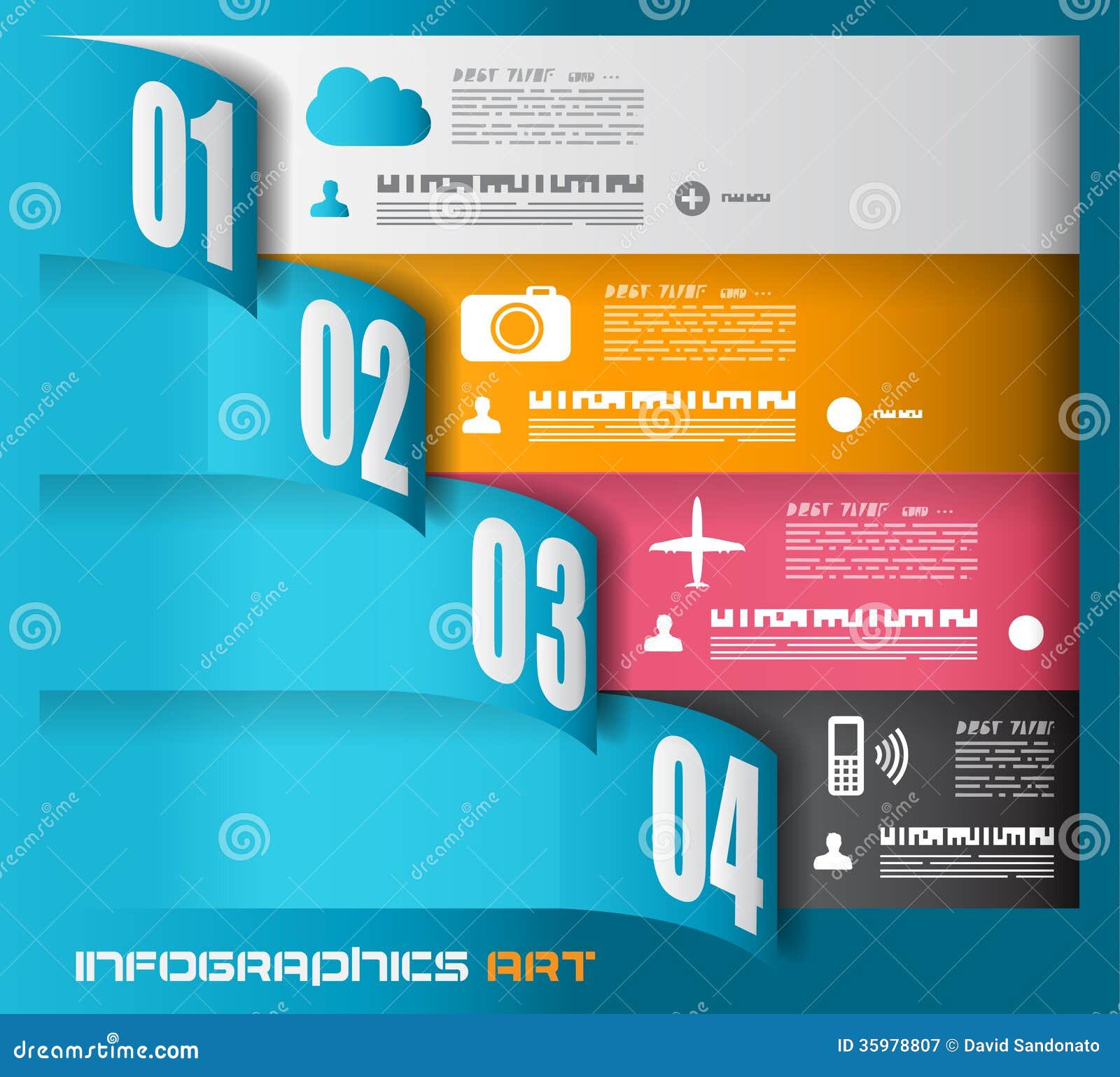Infographic Design Template - Data Display Stock Vector - Illustration ...