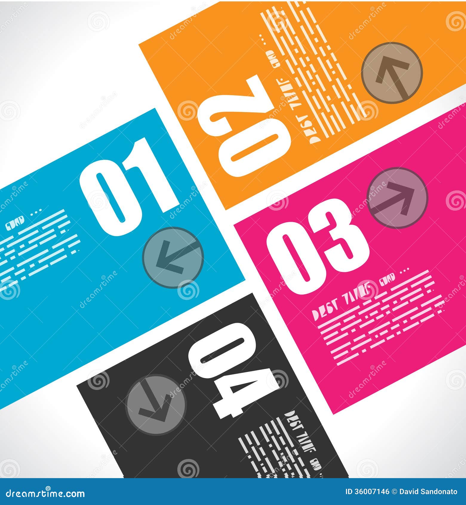 Infographic Design Template with Flat Design Stock Illustration ...