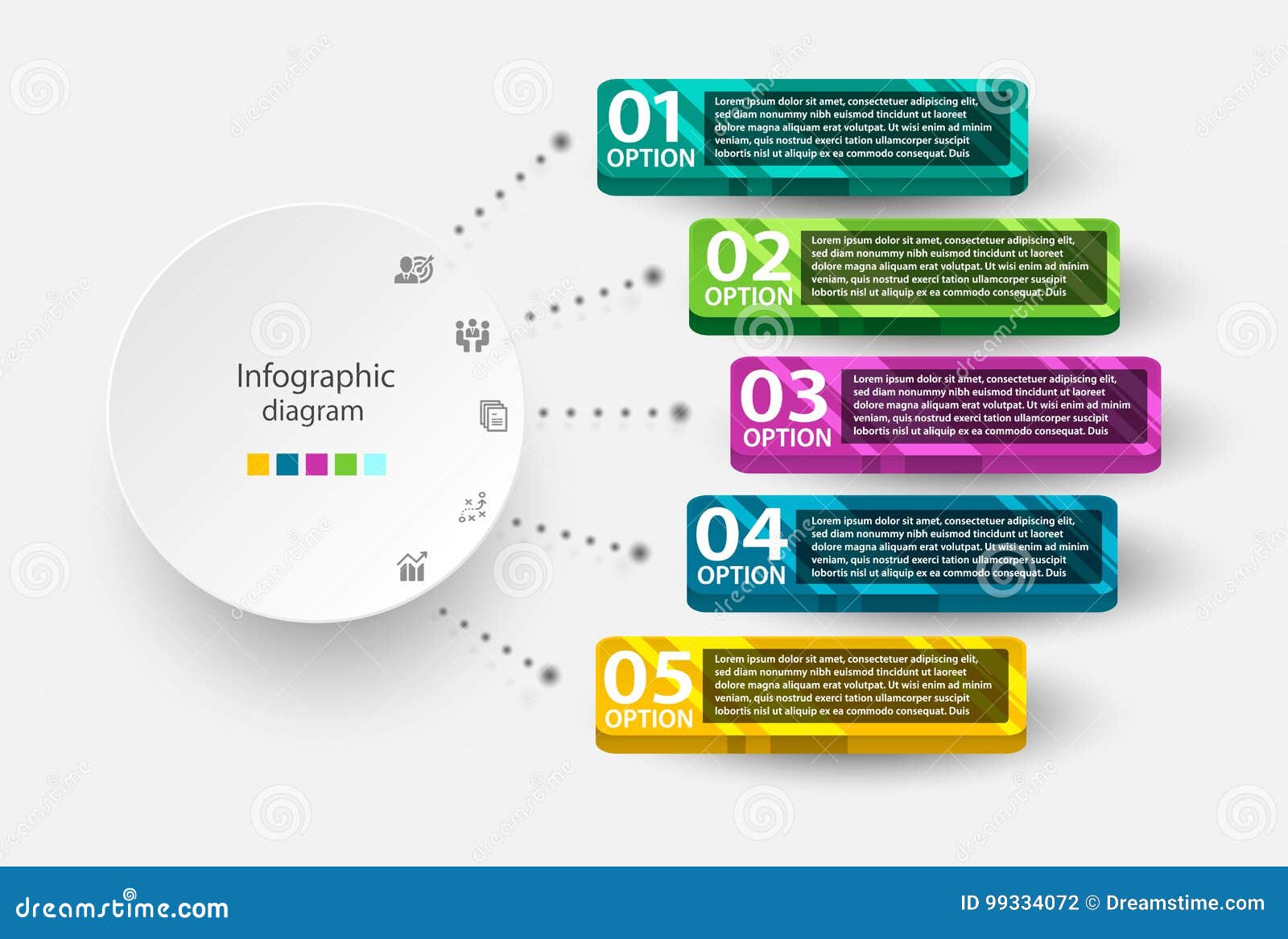 Infographic Design Template for Multiple Purpose of Use. Stock Vector ...