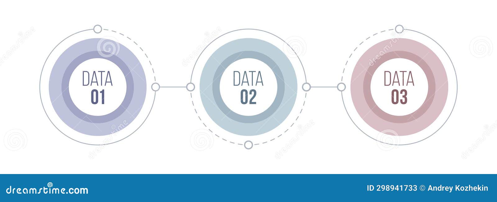 Infographic Design Template with 3 Options, Steps or Parts. the Concept ...