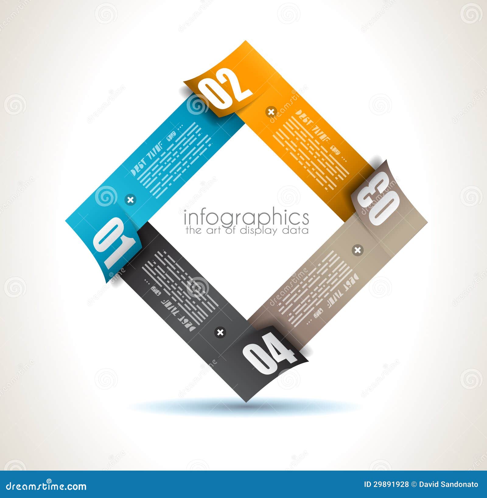 Infographic Design Template - Data Display Stock Vector - Illustration ...
