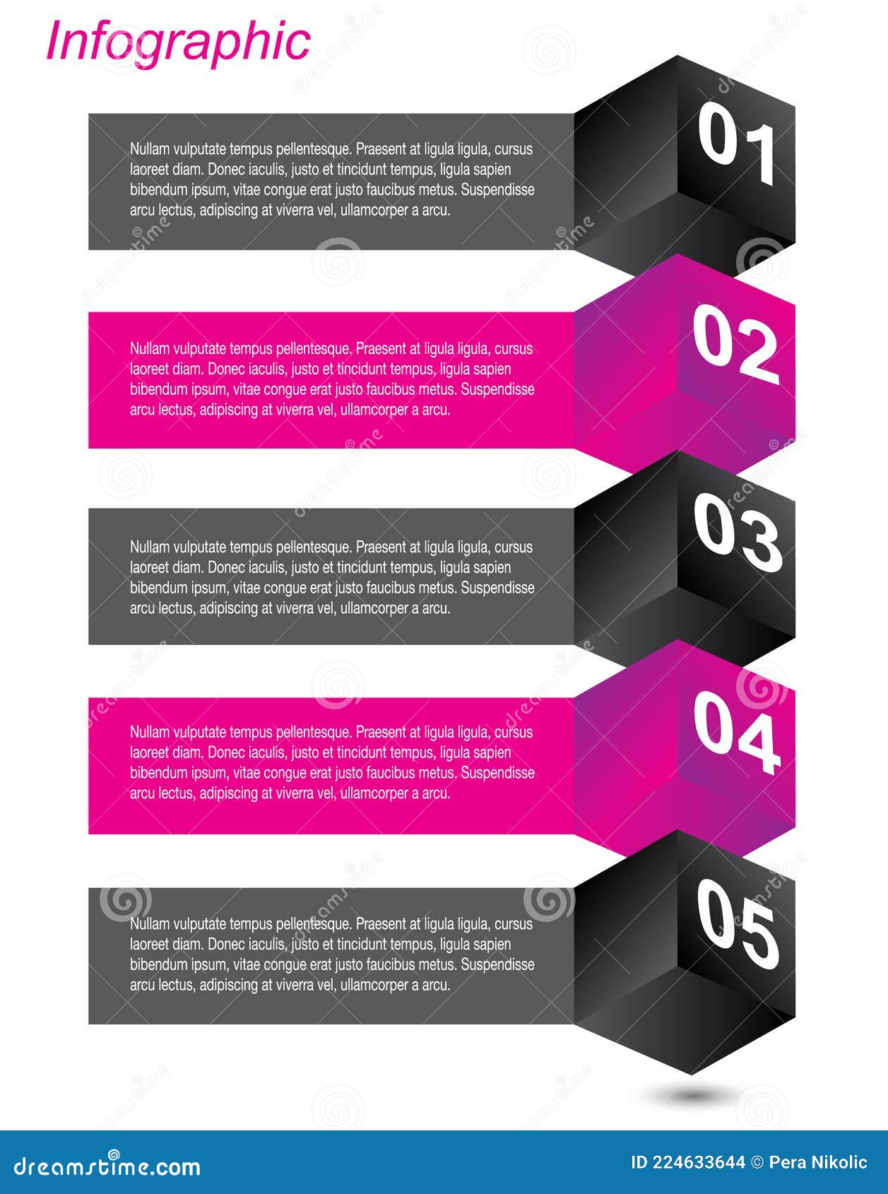 Infographics Banners for Web Layout. Stock Vector - Illustration of ...