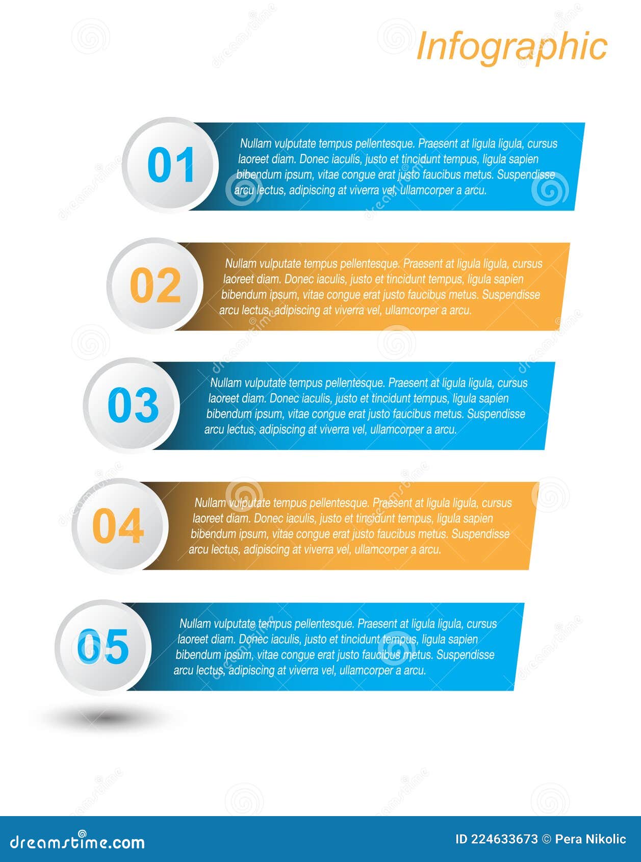 Infographics Banners for Web Layout. Stock Vector - Illustration of ...