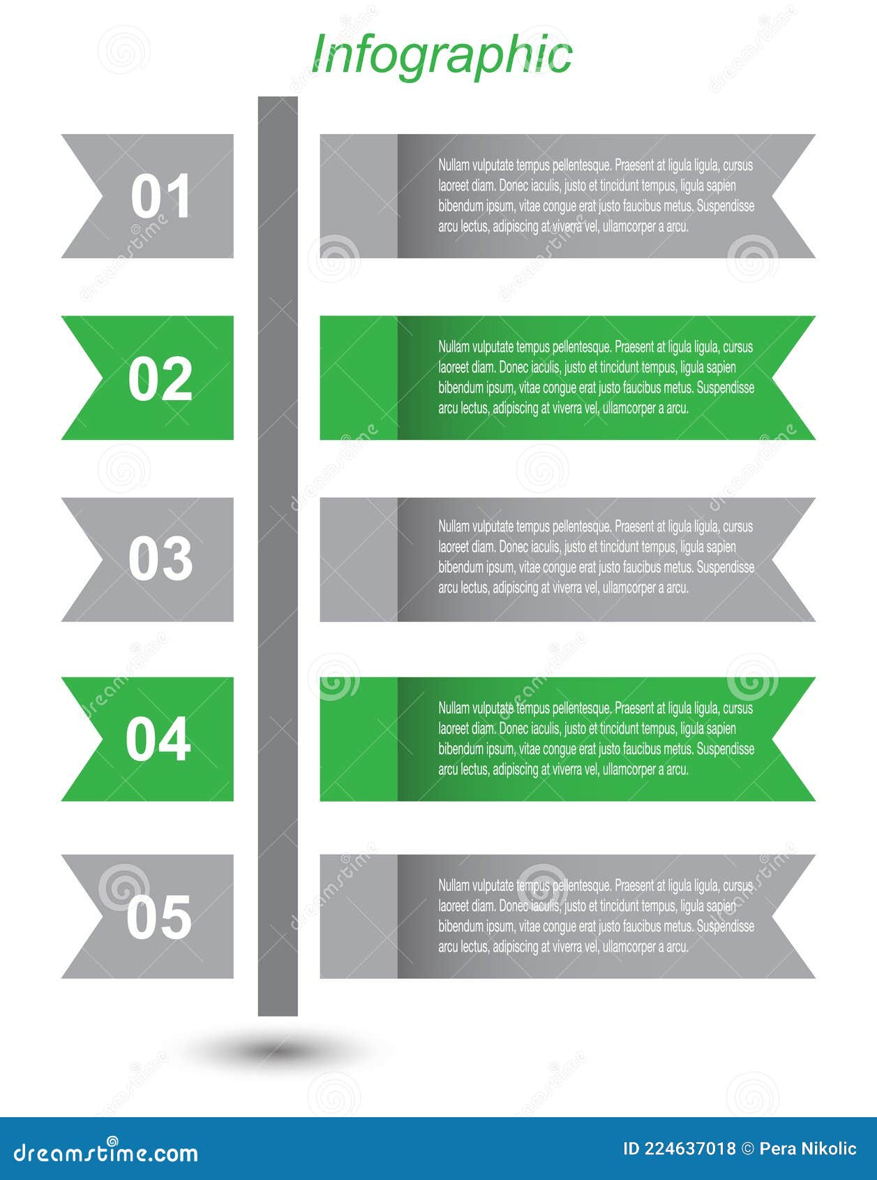 Infographics Banners for Web Layout. Stock Vector - Illustration of ...