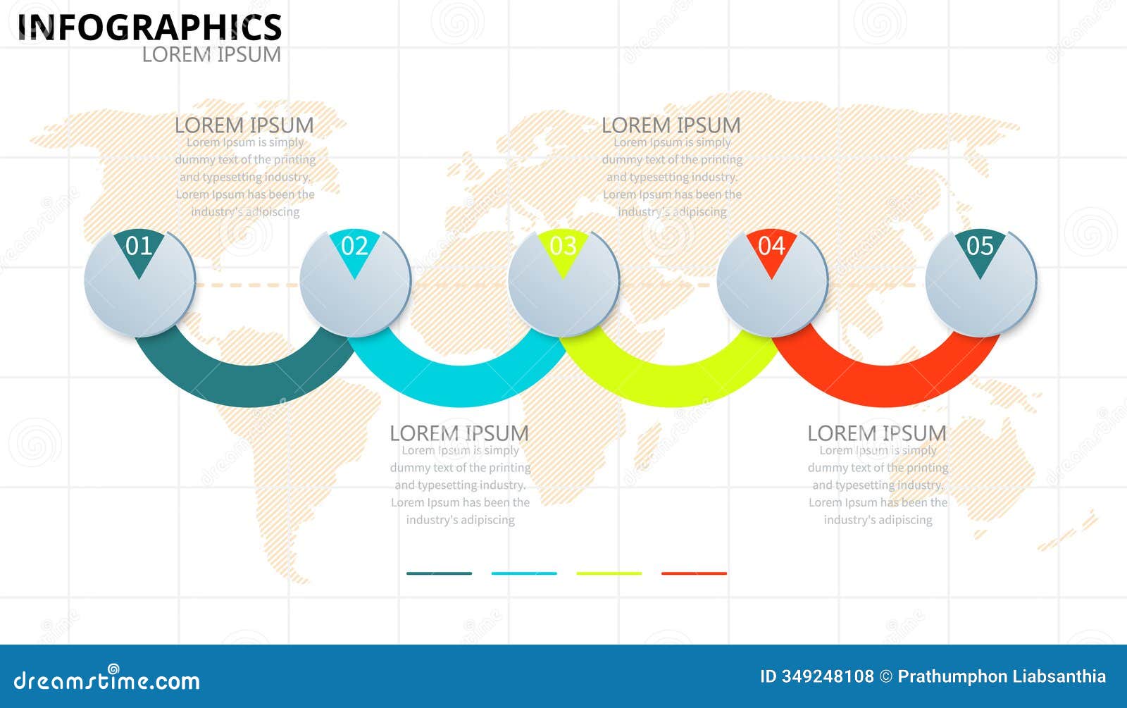 Infographic Design Template with Place for Your Data. Vector ...
