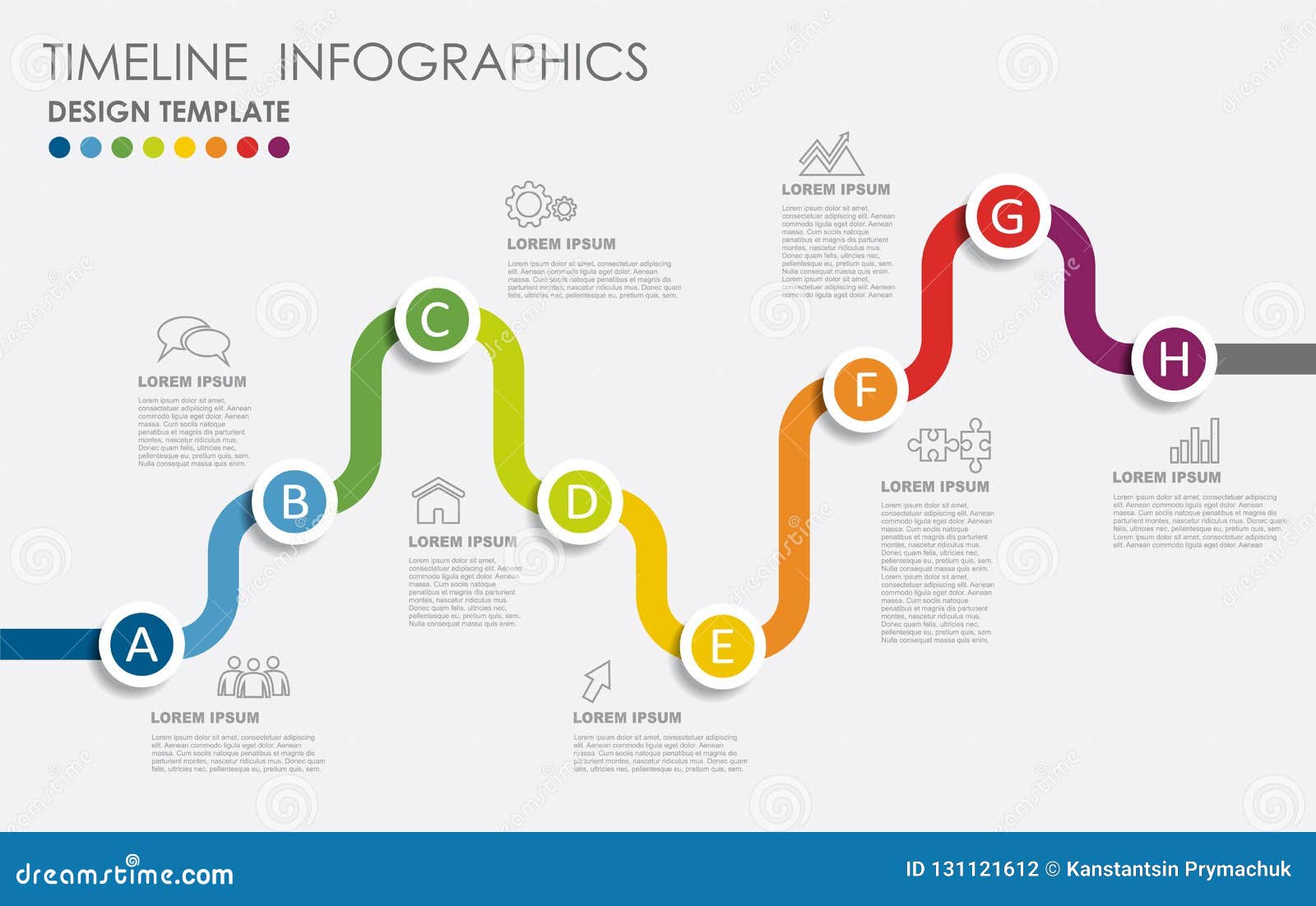 Infographic Design Template with Place for Your Data. Vector ...