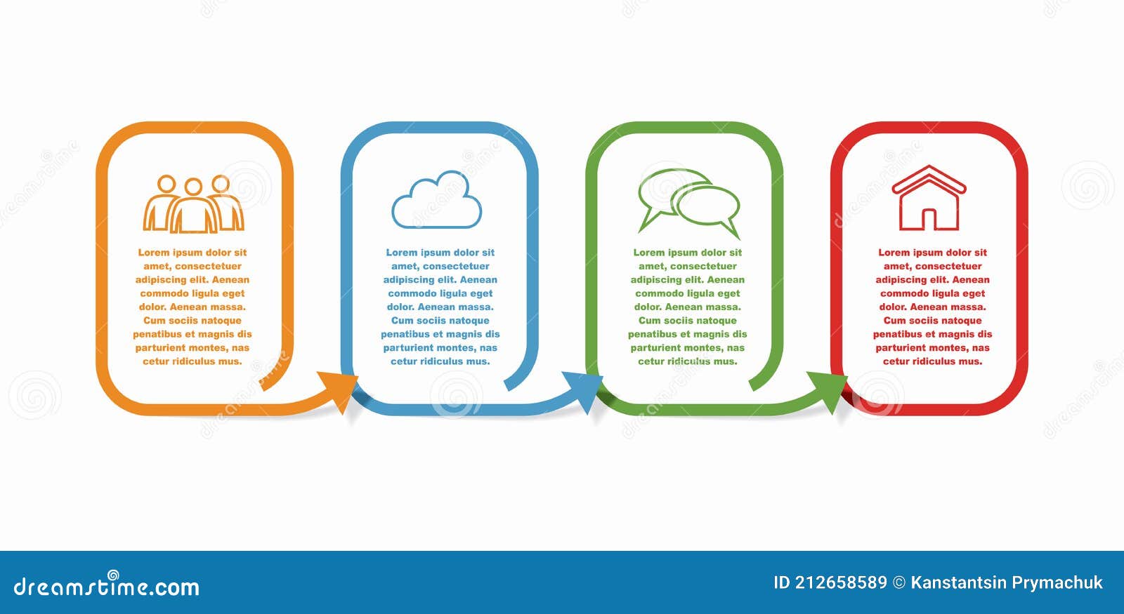 Infographic Design Template with Place for Your Data. Vector ...