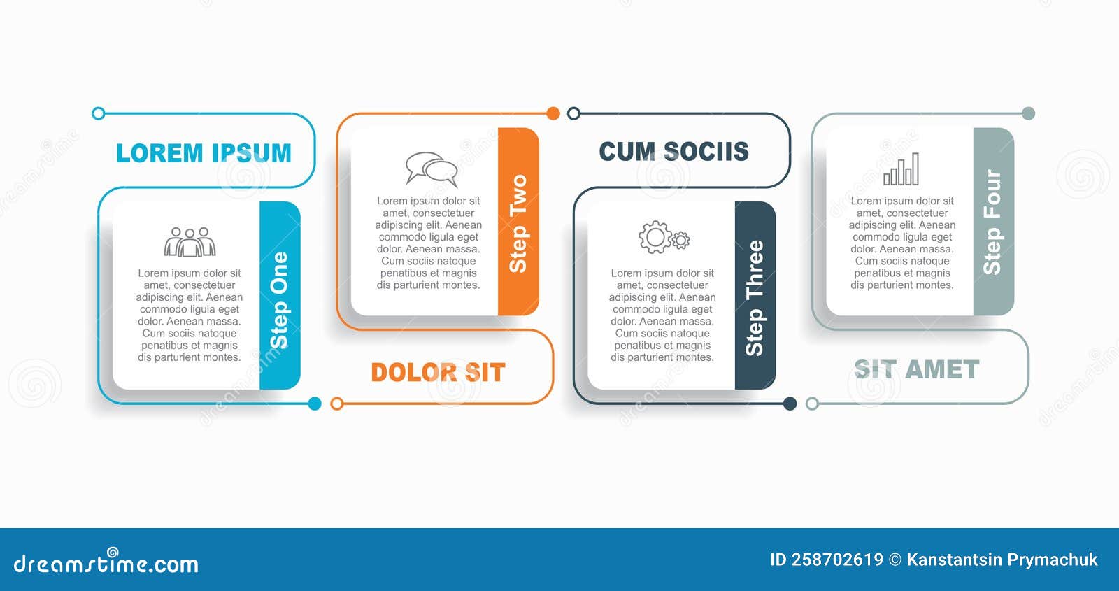 Infographic Design Template with Place for Your Data. Vector ...