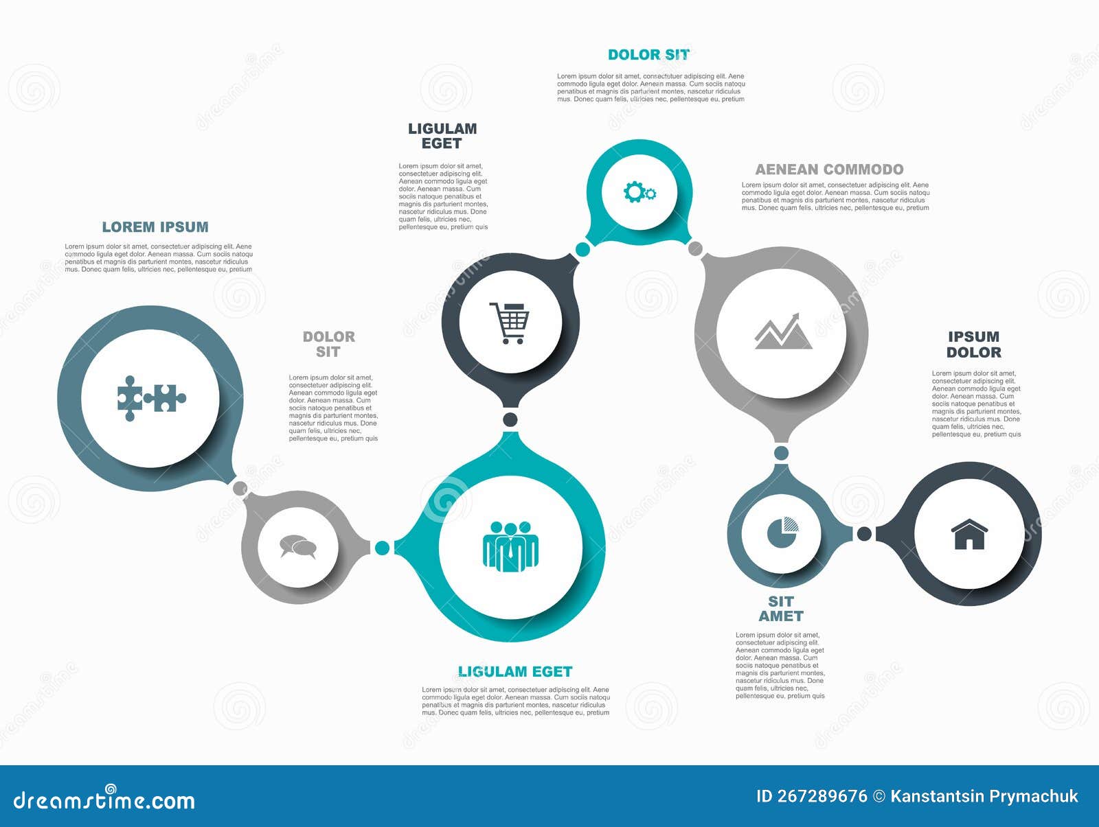 Infographic Design Template with Place for Your Data. Vector ...