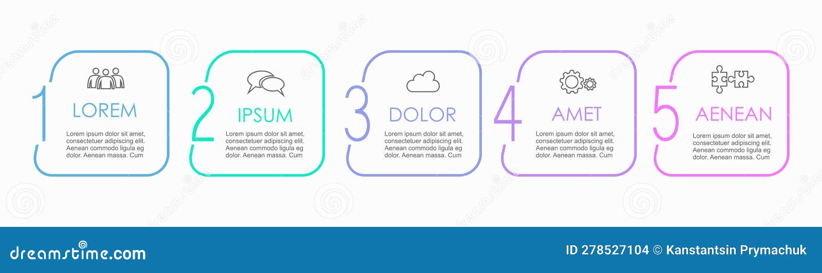 Infographic Design Template with Place for Your Data. Vector Illustration. Stock Vector ...