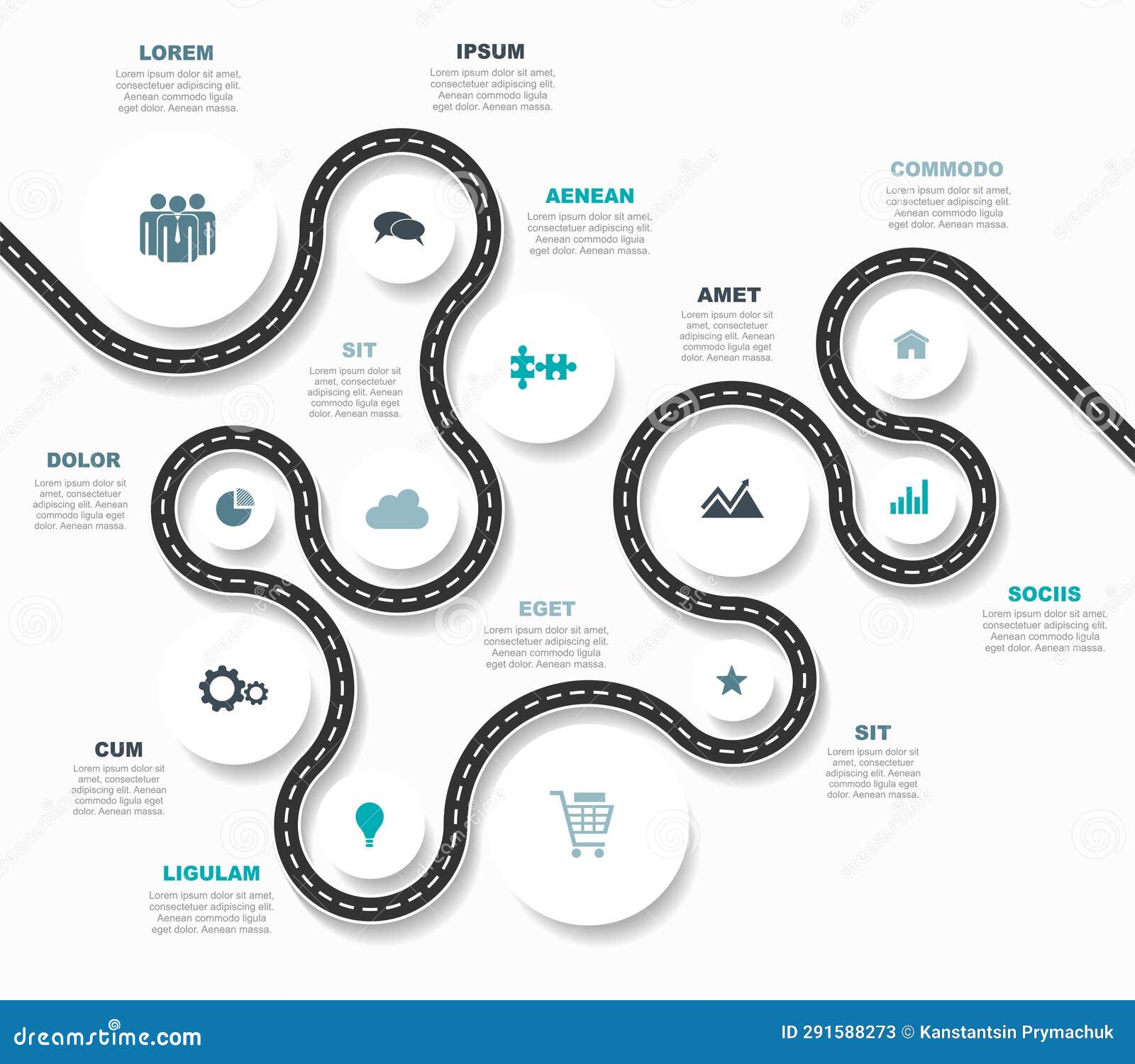 Infographic Design Template with Place for Your Data. Vector ...