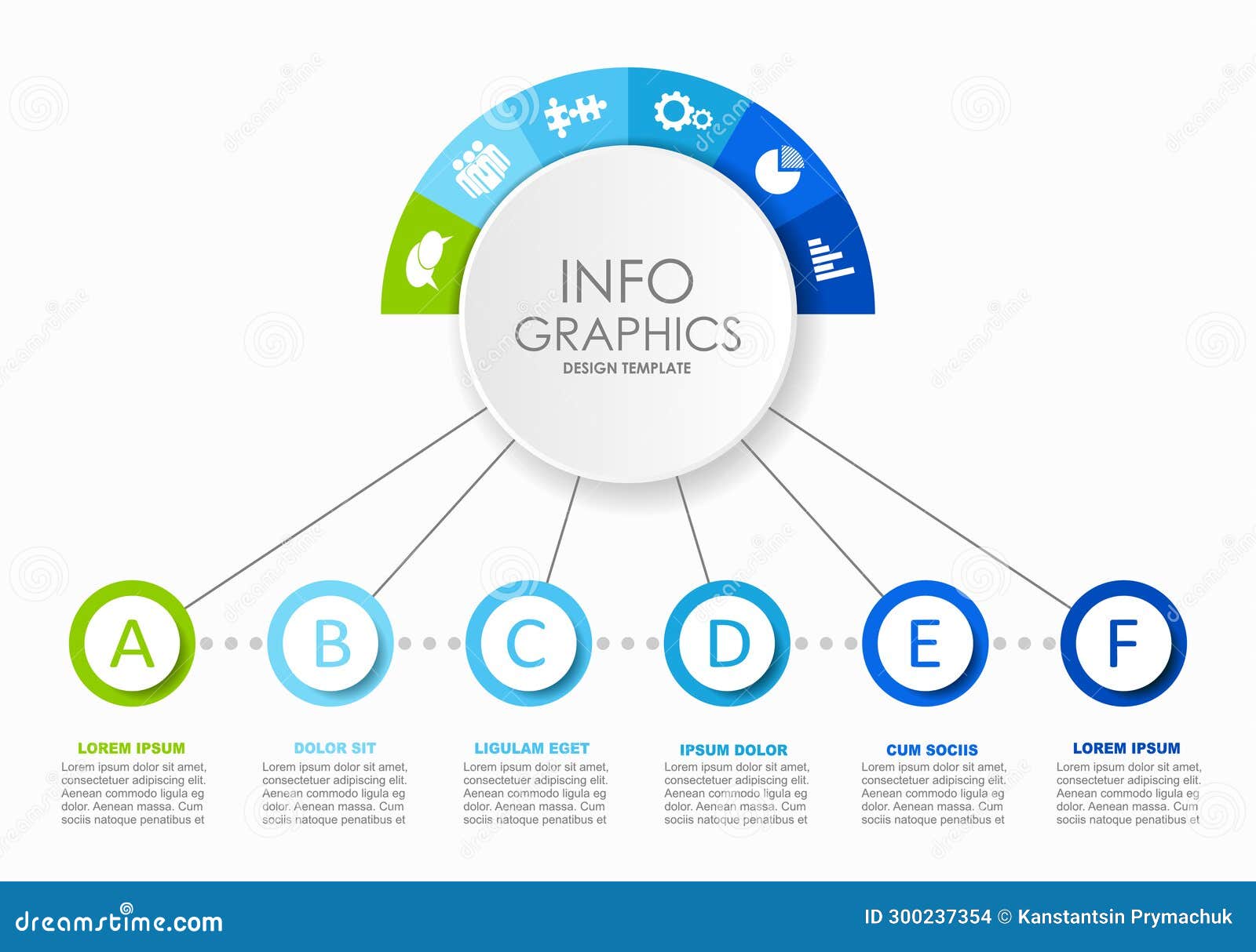 Infographic Design Template with Place for Your Data. Vector Illustration. Stock Illustration ...
